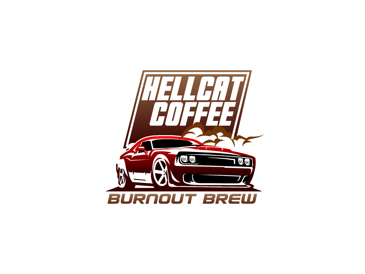 Bold, Masculine, Automotive Logo Design for Hellcat Coffee (main ...