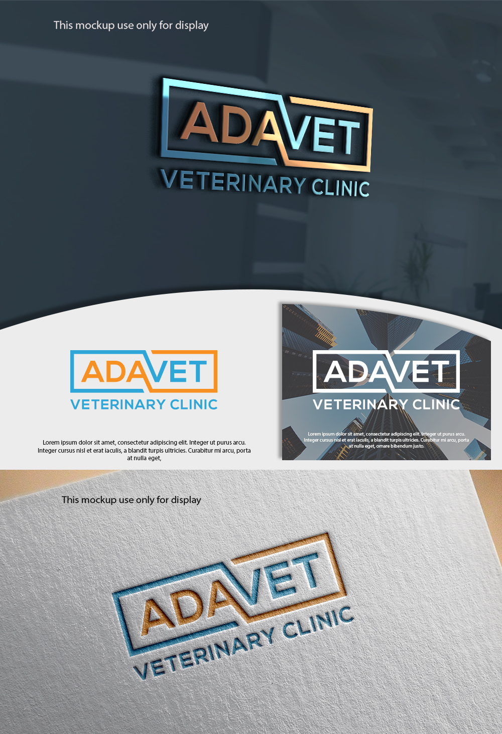 Modern, Professional, Veterinary Logo Design for ADAVET Veterinary ...