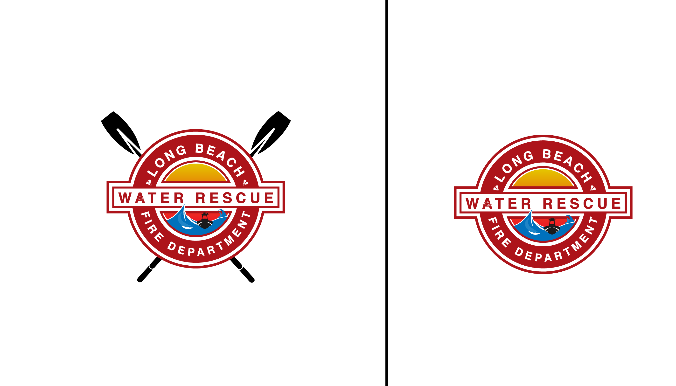 Logo Design for Long Beach Fire Department Water Rescue OR Water Rescue ...
