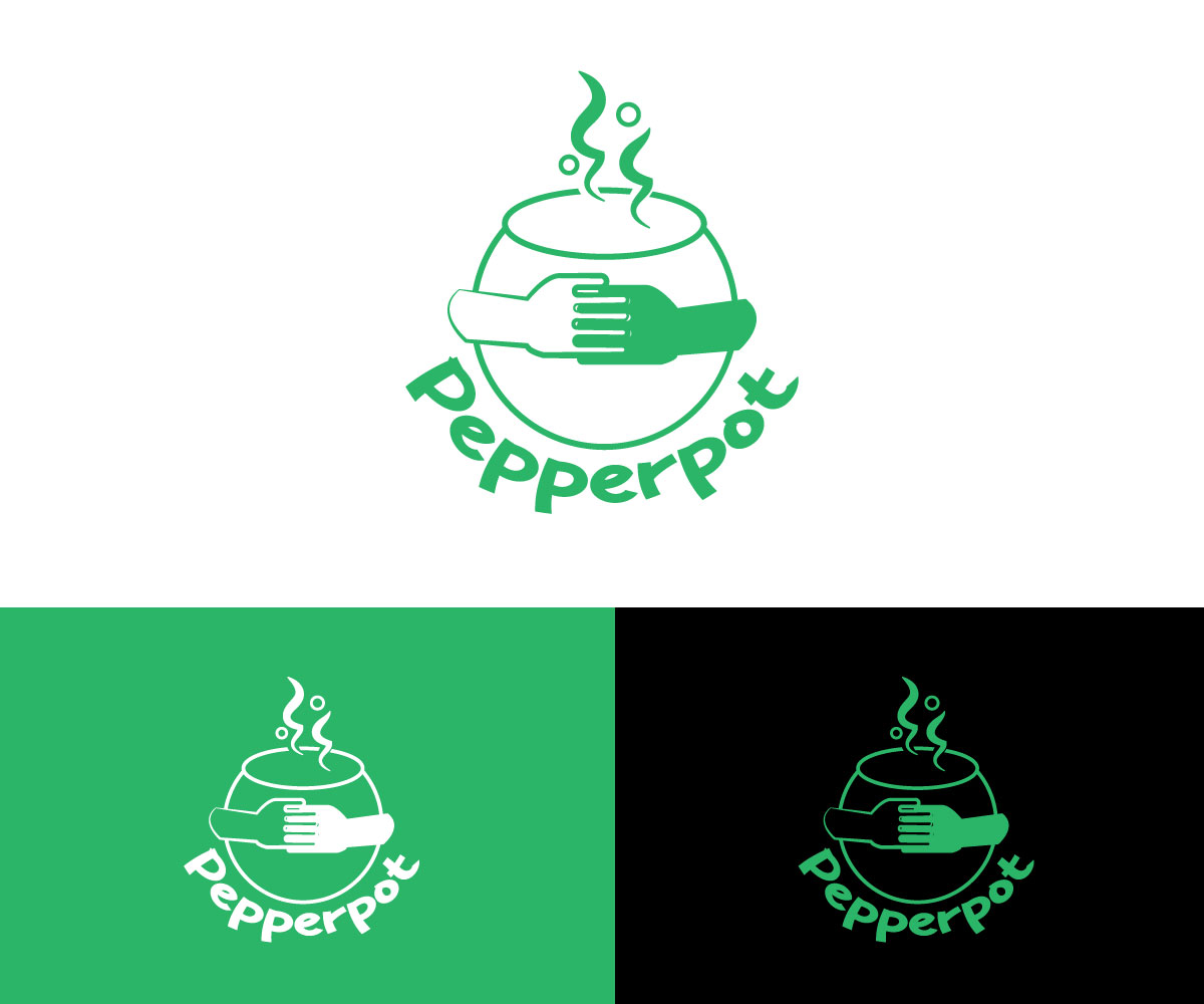 Traditional, Colorful Logo Design for Pepperpot, Eat with Intention ...