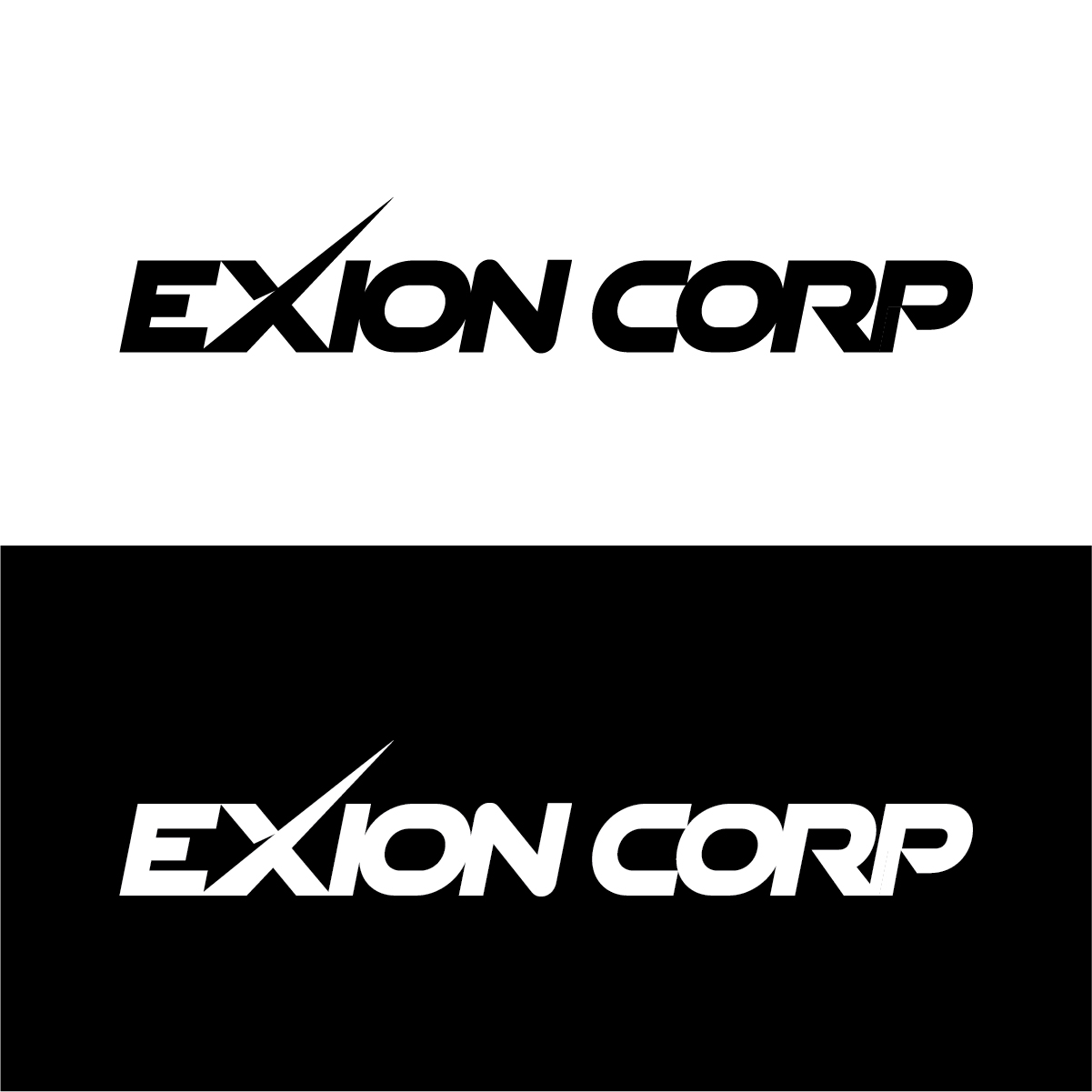 Professional, Bold, Digital Signage Logo Design for EXION CORP by ...