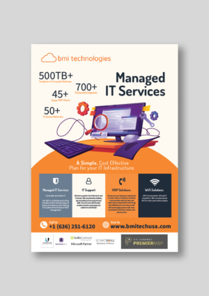 Pamphlet for IT Services Company (MSP Provider or Managed Services ...