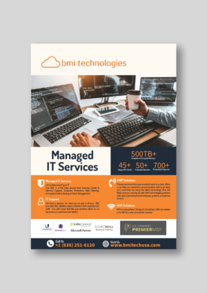 Pamphlet for IT Services Company (MSP Provider or Managed Services ...
