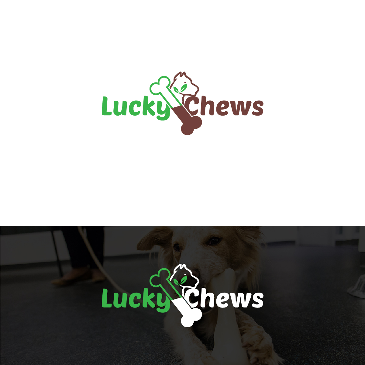 Bold, Playful, Pet Logo Design for Lucky Chews by Deziners Zone ...