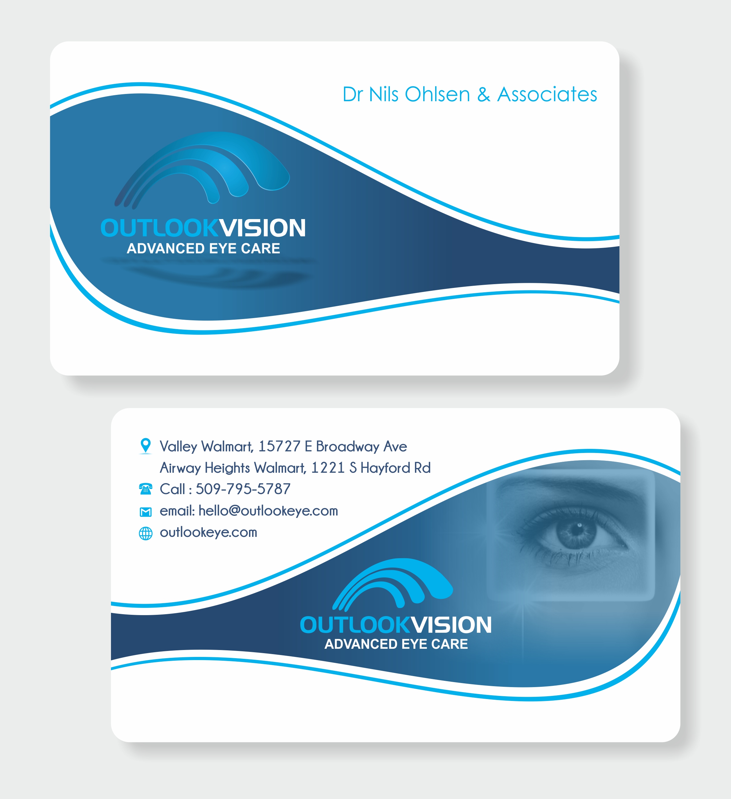 Modern, Professional Business Card Design for Outlook Vision by Nafis 4 ...