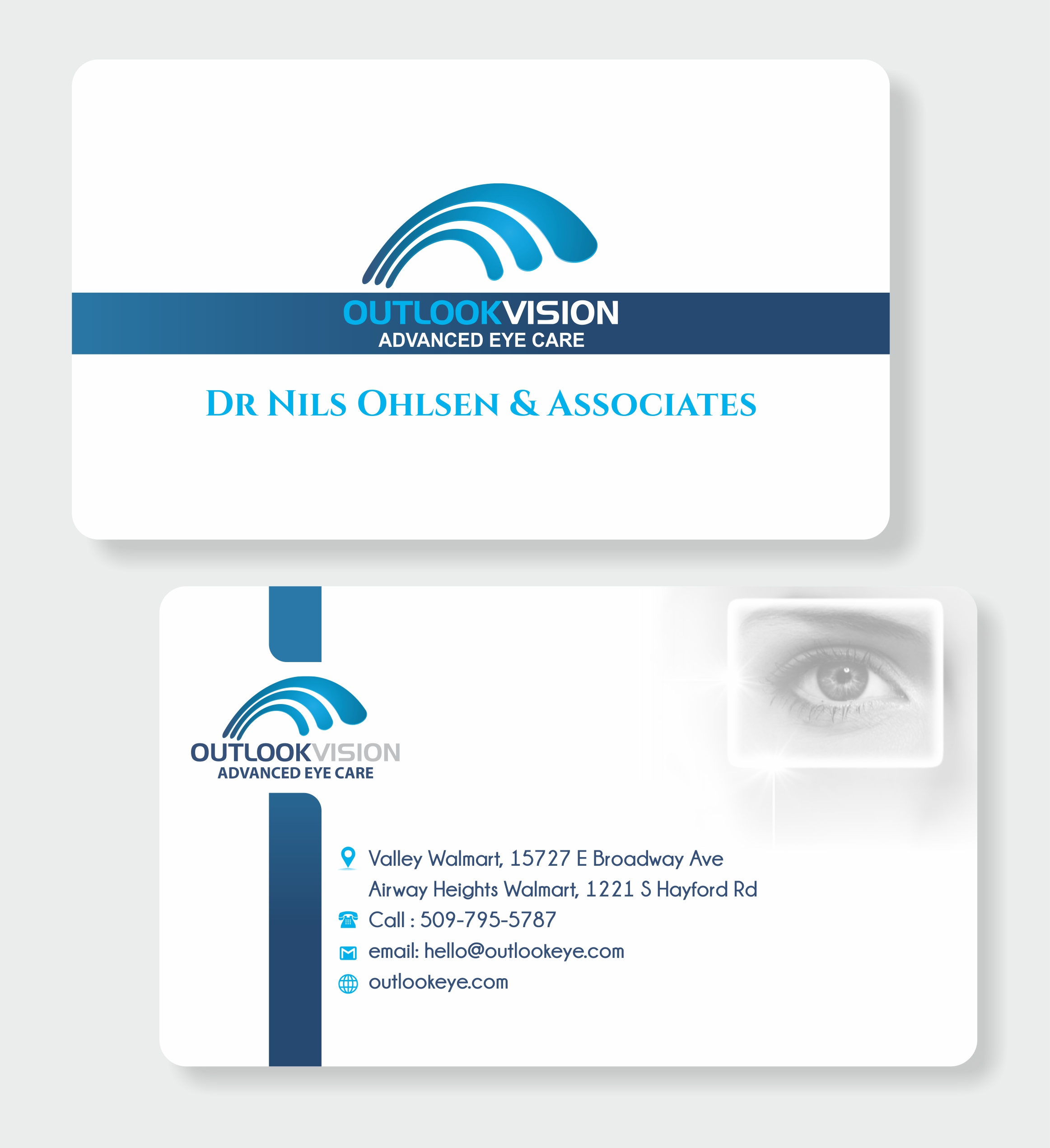 Modern, Professional Business Card Design for Outlook Vision by Nafis 4 ...