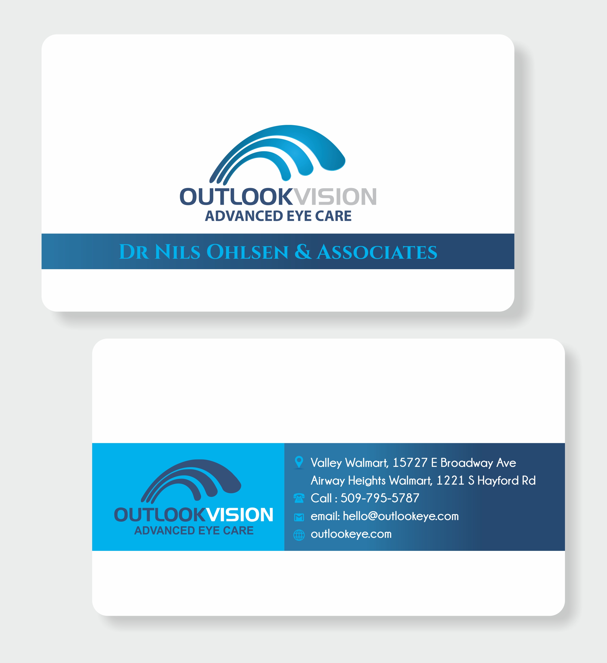 Modern, Professional Business Card Design for Outlook Vision by Nafis 4 ...