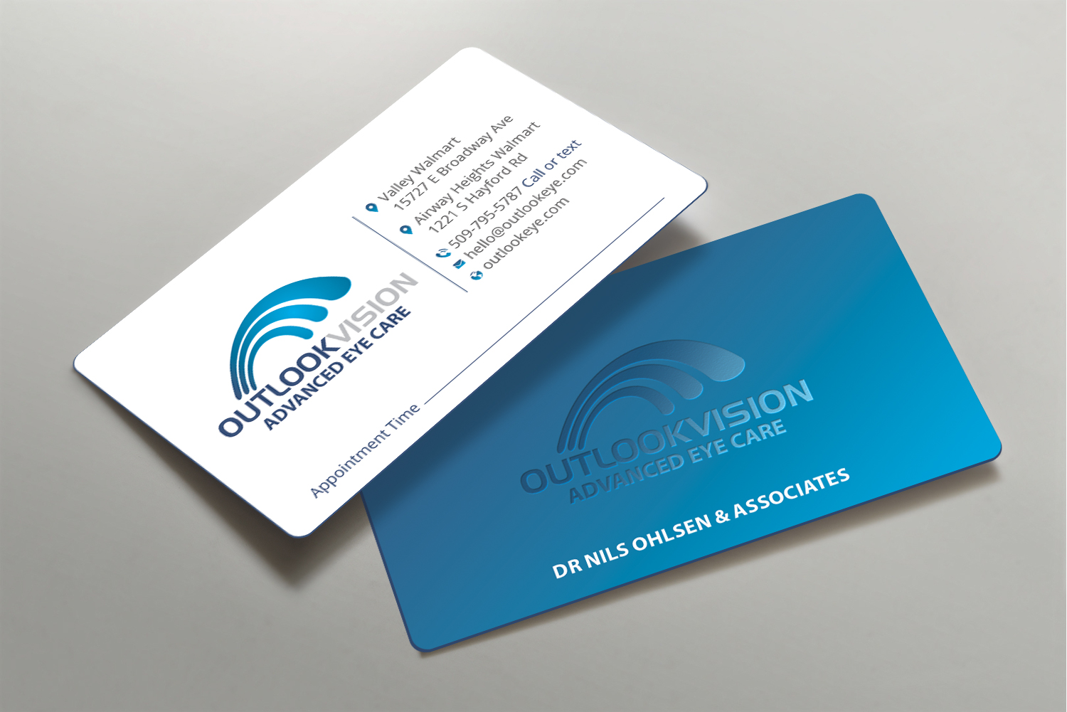 Modern, Professional Business Card Design for Outlook Vision by ...
