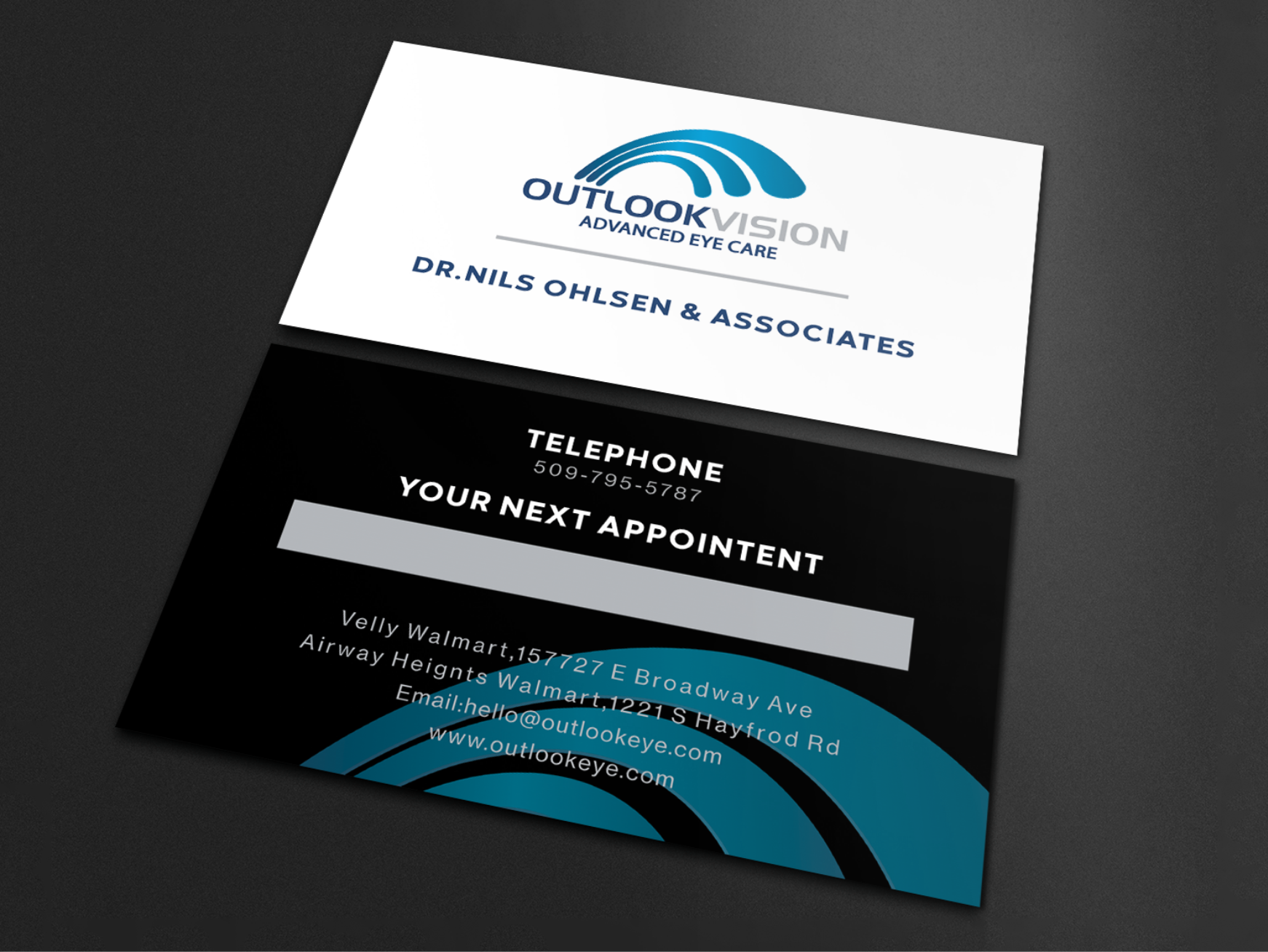 Modern, Professional Business Card Design for Outlook Vision by ...