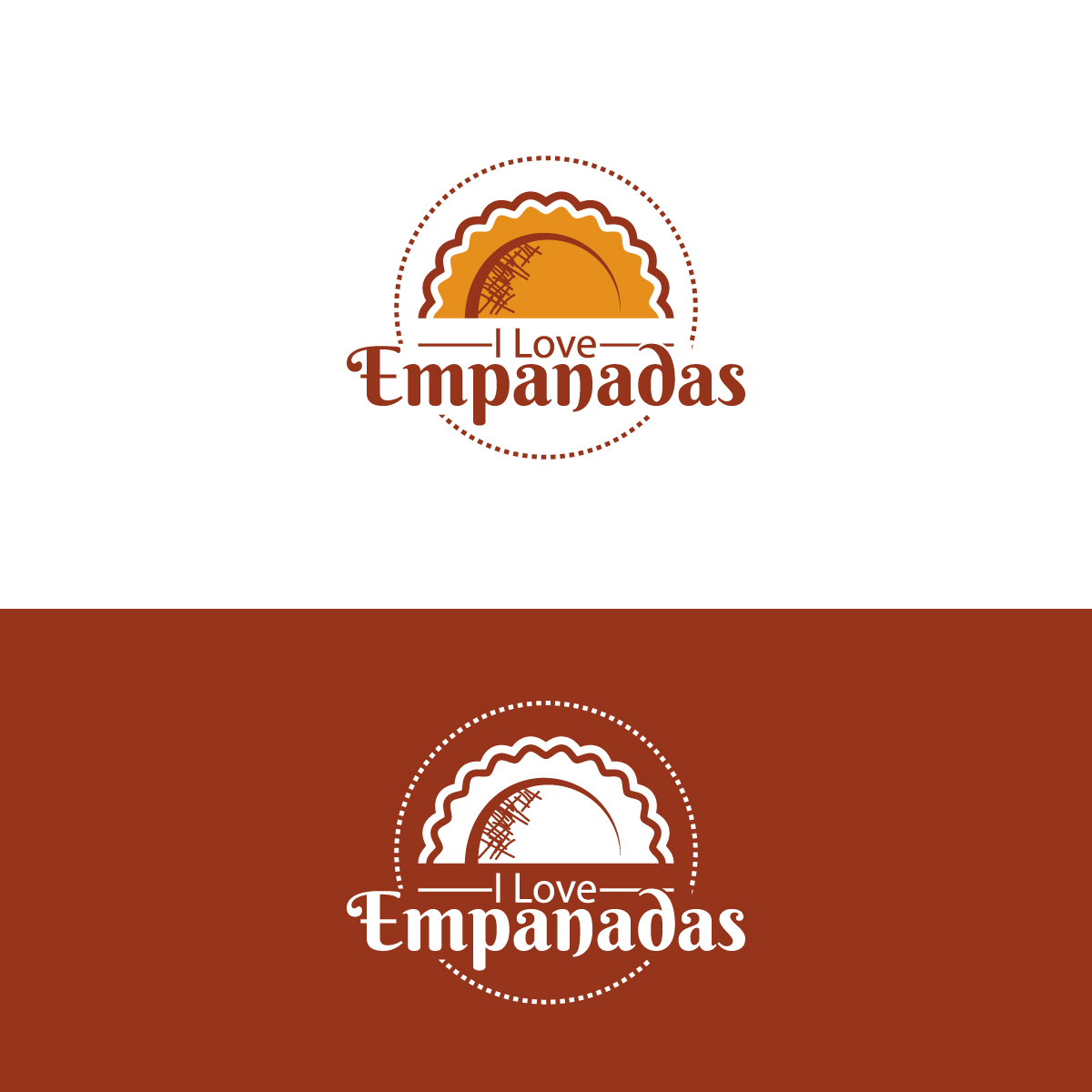 Playful, Colorful Logo Design for I Love Empanadas by Graphic Bricks ...