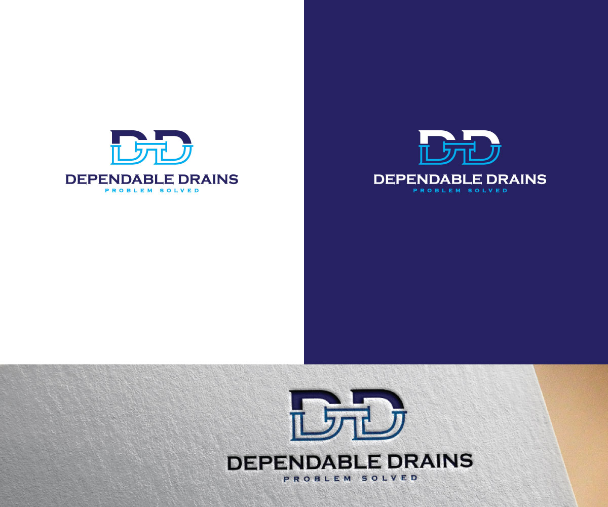 Professional, Modern, Drain Cleaning Logo Design for Dependable drains ...