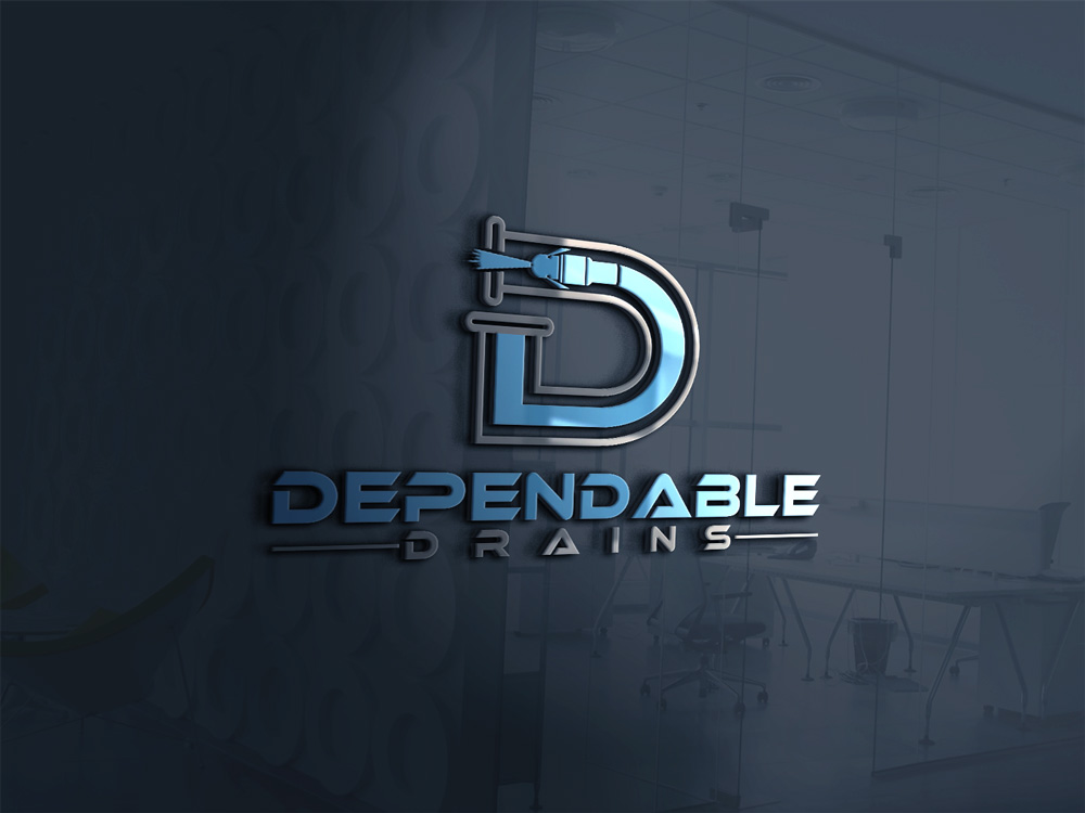 Professional, Modern, Drain Cleaning Logo Design for Dependable drains ...