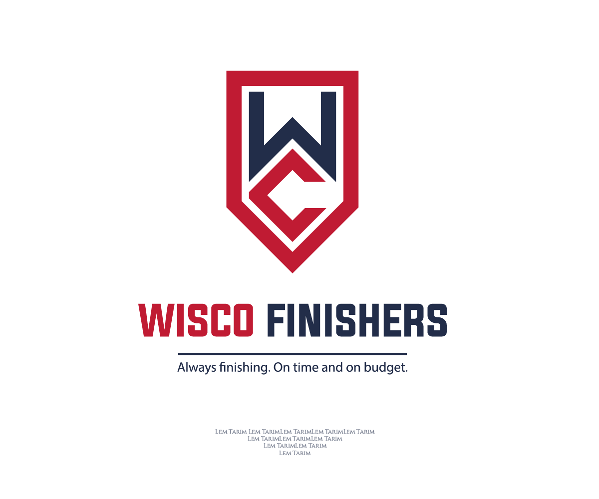 Serious, Professional, Contractor Logo Design for Wisco Finishers ...