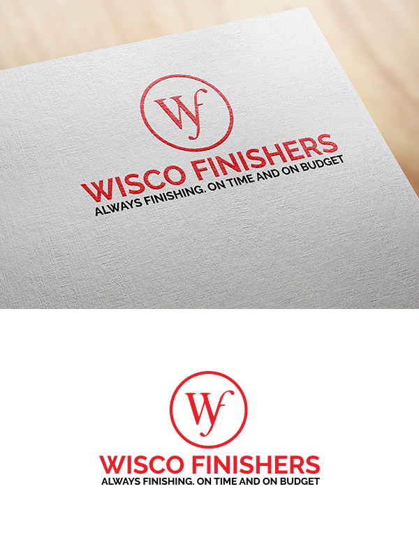 Serious, Professional, Contractor Logo Design for Wisco Finishers ...