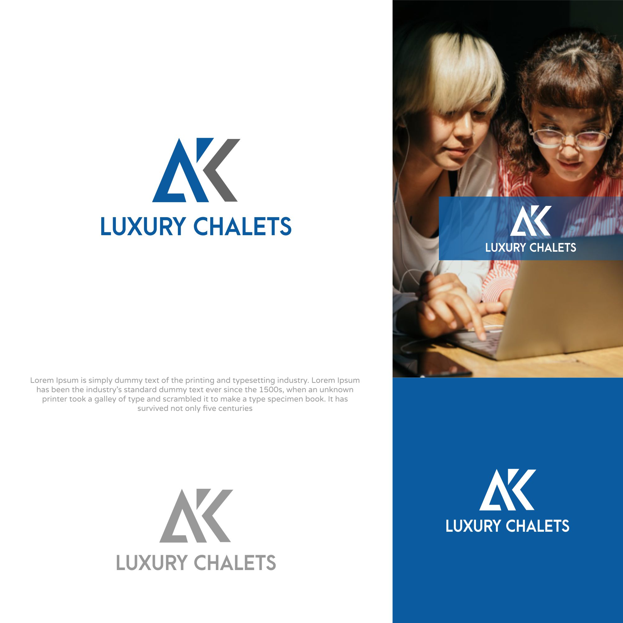 Logo Design for AK Luxury Chalets by SigmaStudio | Design #25859912