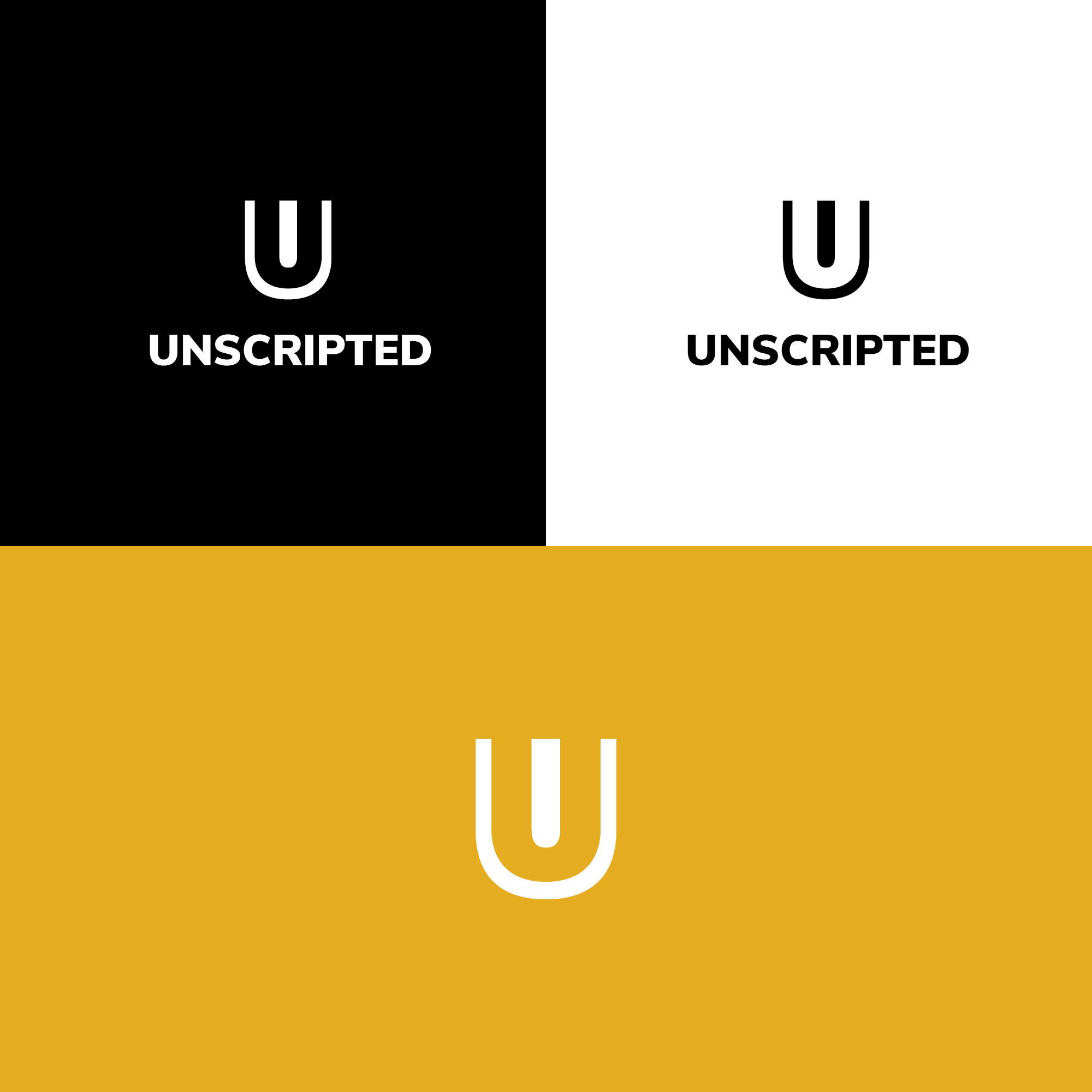 Logo Design for Unscripted by EIGHTGO | Design #25894121