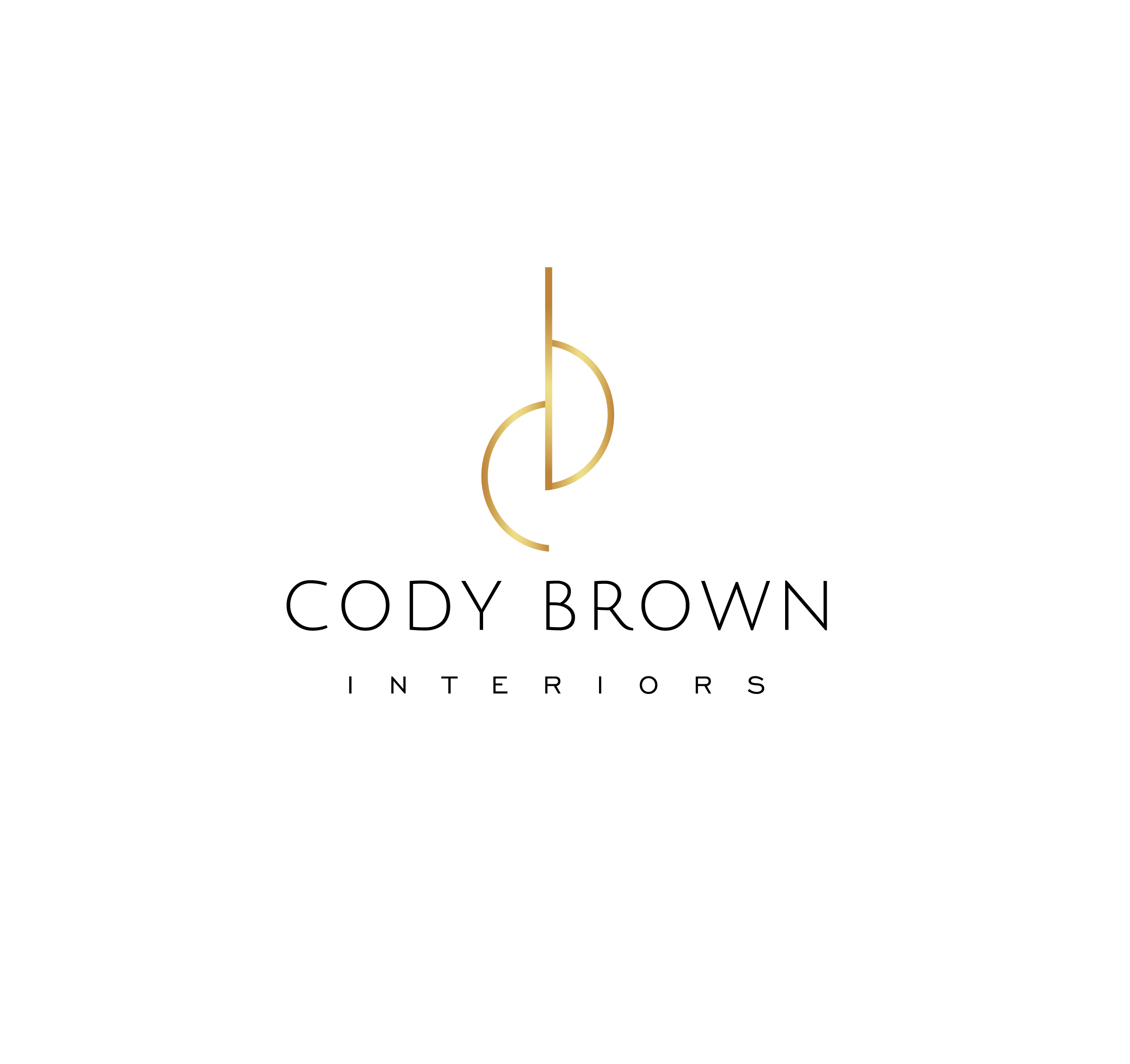 Elegant, Modern, Interior Design Logo Design for Cody Brown Interiors ...