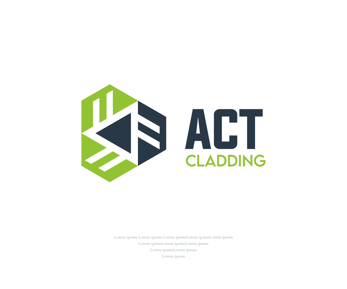 Bold, Serious Logo Design for ACT Cladding by Ng V Duc | Design #25935289