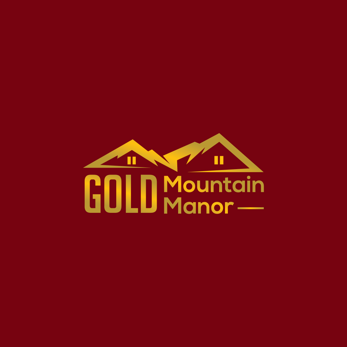 Personable, Elegant, Hotel Logo Design for Gold Mountain Manor by ...