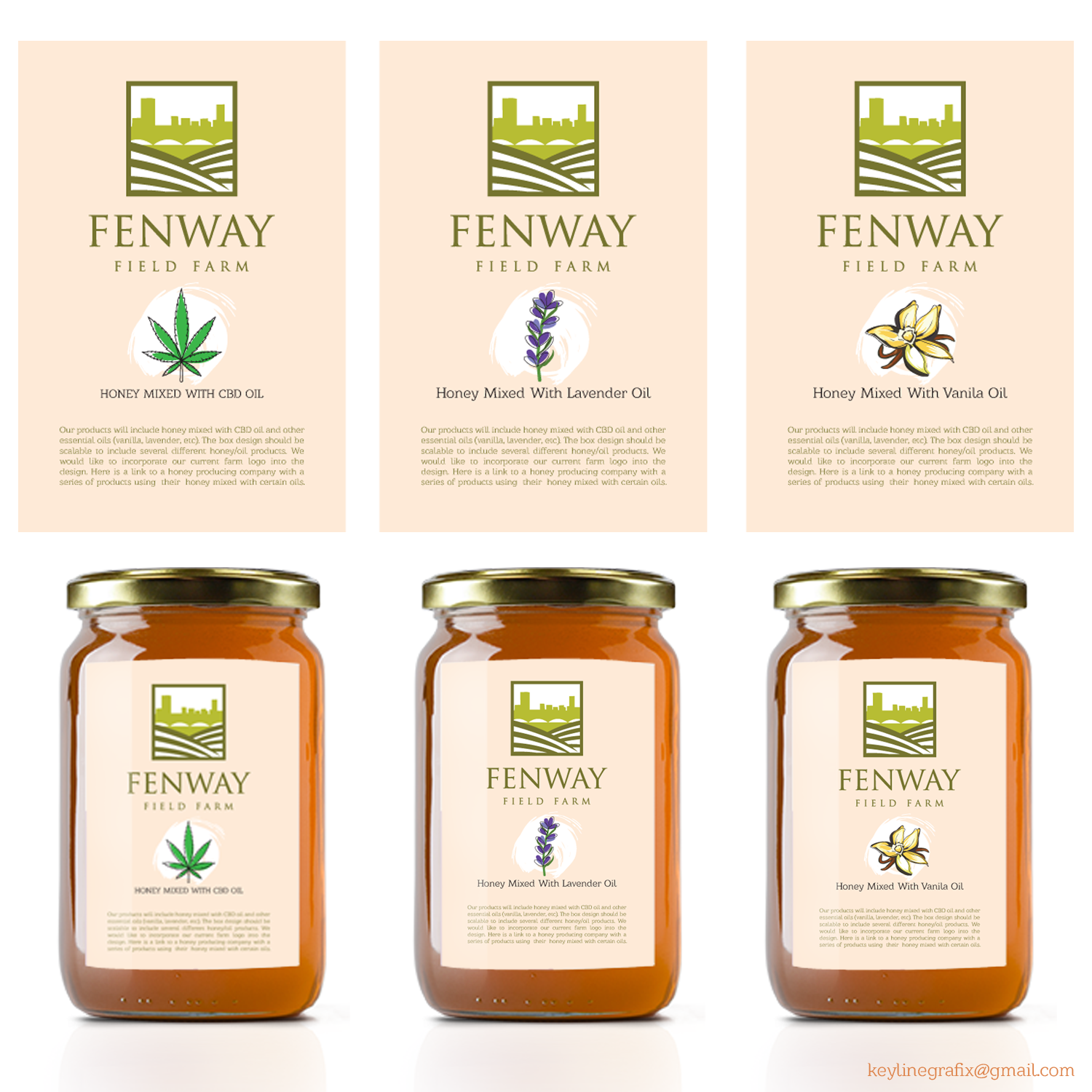 Serious, Upmarket Label Design for Fenway Field Farm by Sajal Samaddar | Design #25937575