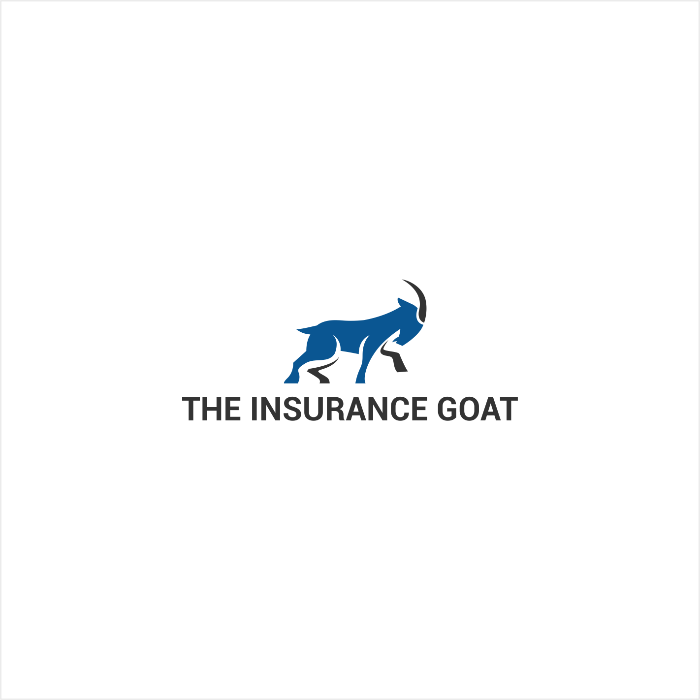 Masculine, Conservative, Insurance Logo Design for The Insurance Goat ...