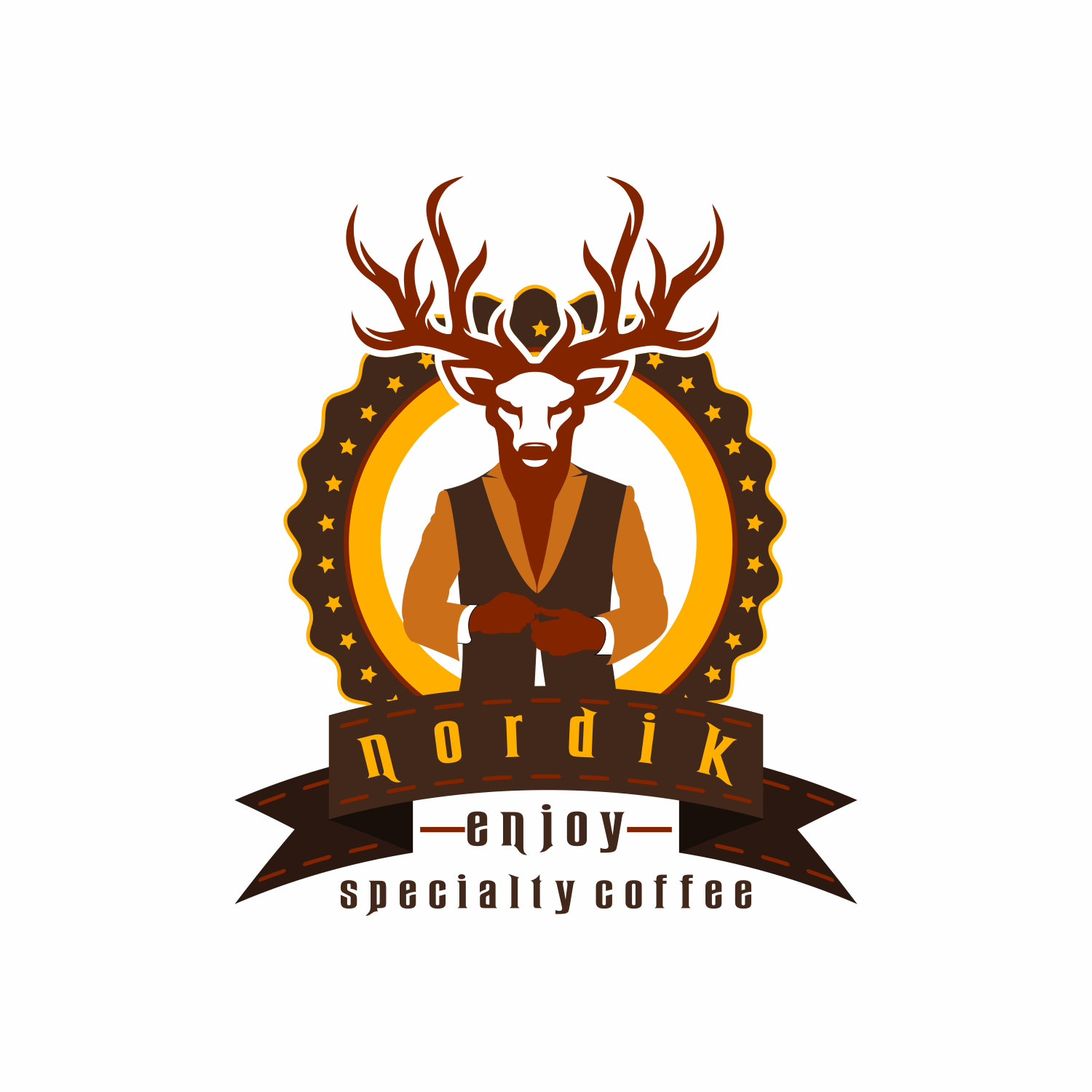 Modern, Bold Logo Design for nordik - enjoy specialty coffee by Darmo ...