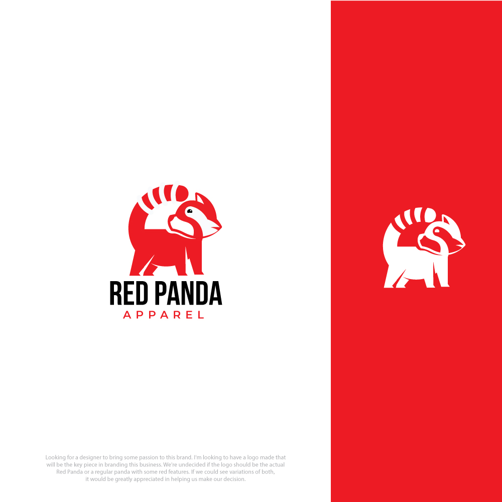 Upmarket, Personable Logo Design for Red Panda Apparel by ESolz ...