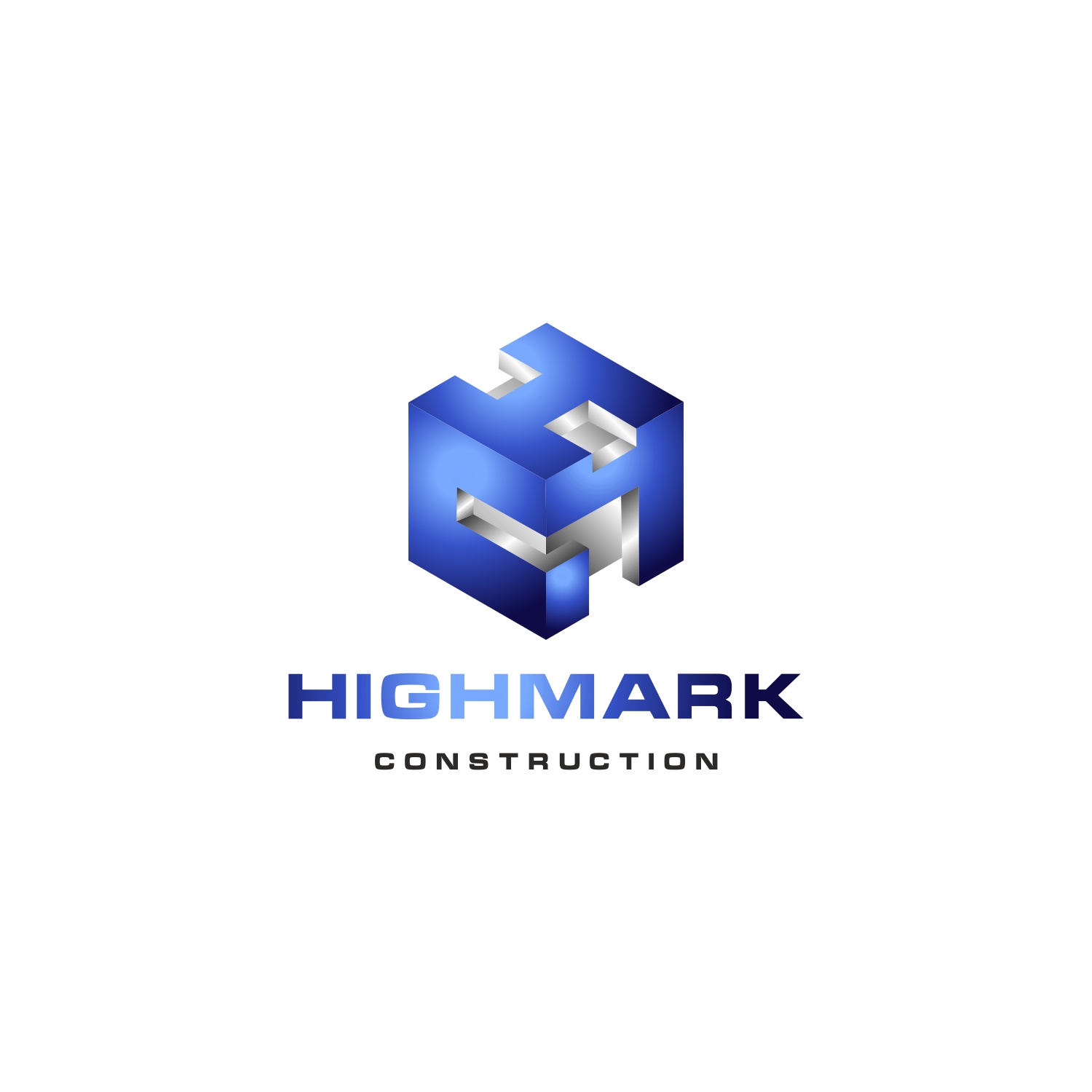 Logo Design for Highmark Construction by A10 | Design #26034305