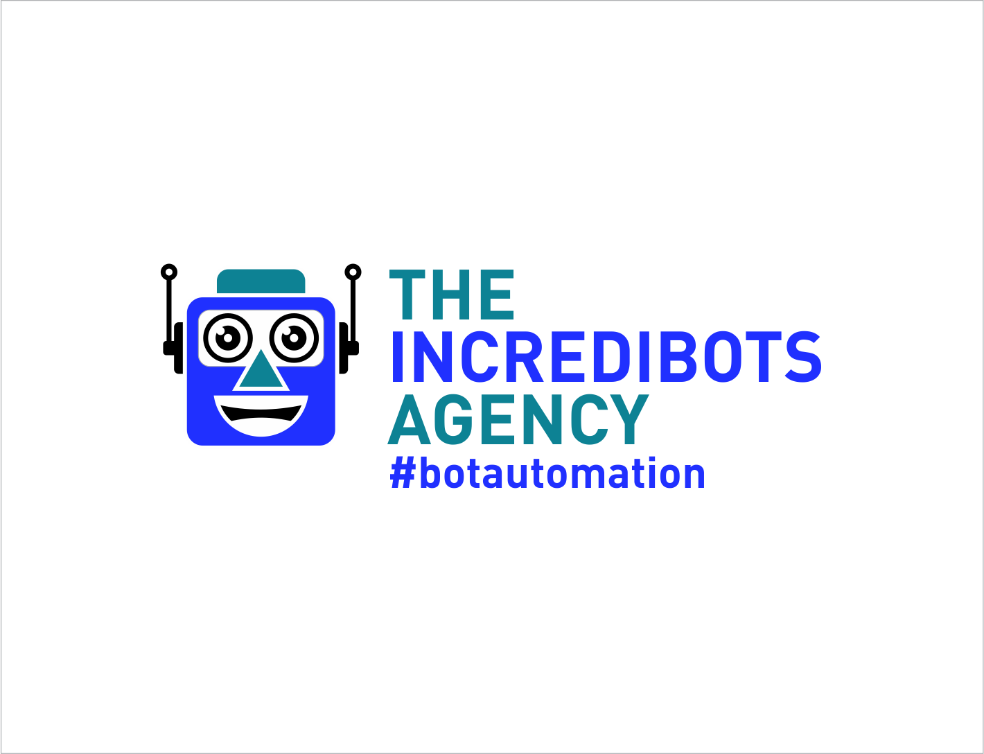 Digital Marketing Logo Design for The Incredibots Agency (if possible insert #botautomation as ...