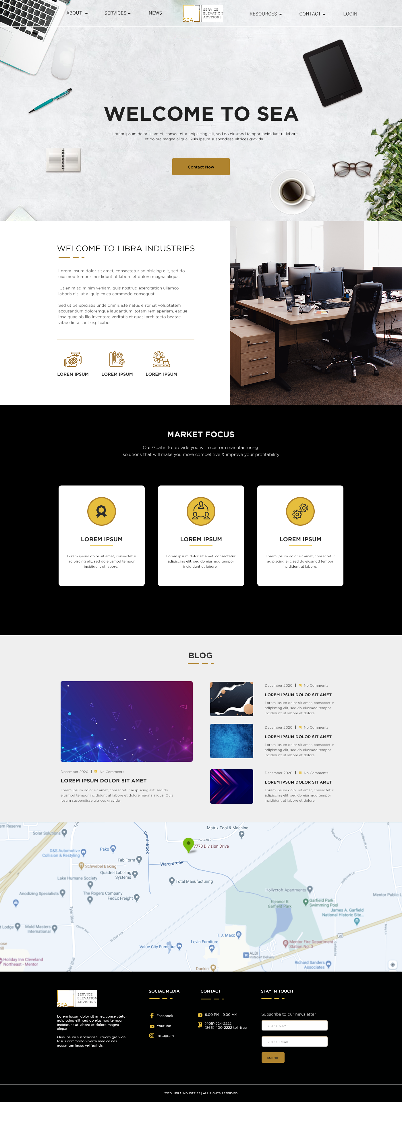 Upmarket, Professional, Professional Service Web Design for Service ...