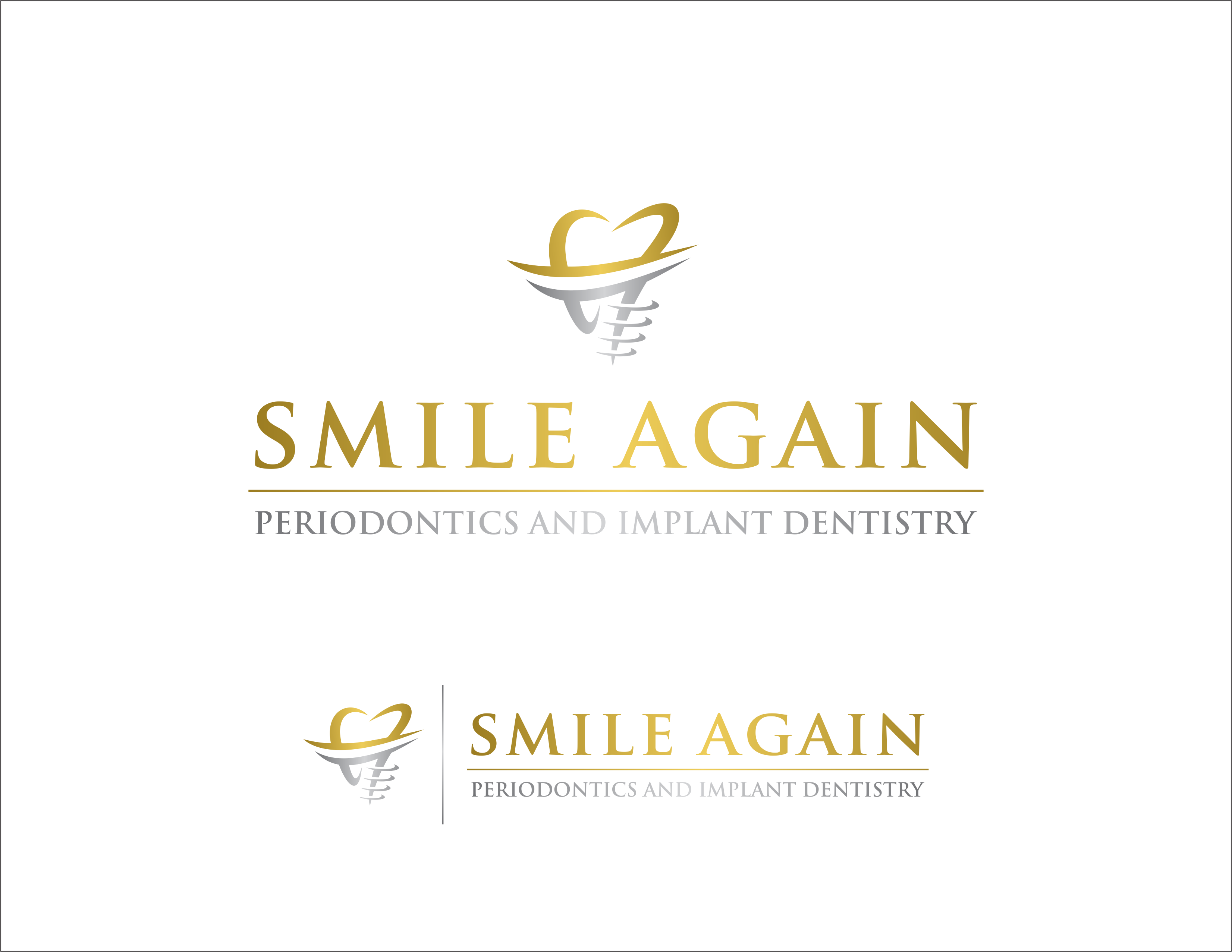 Logo Design for Smile Again Periodontics and Implant Denistry by art ...