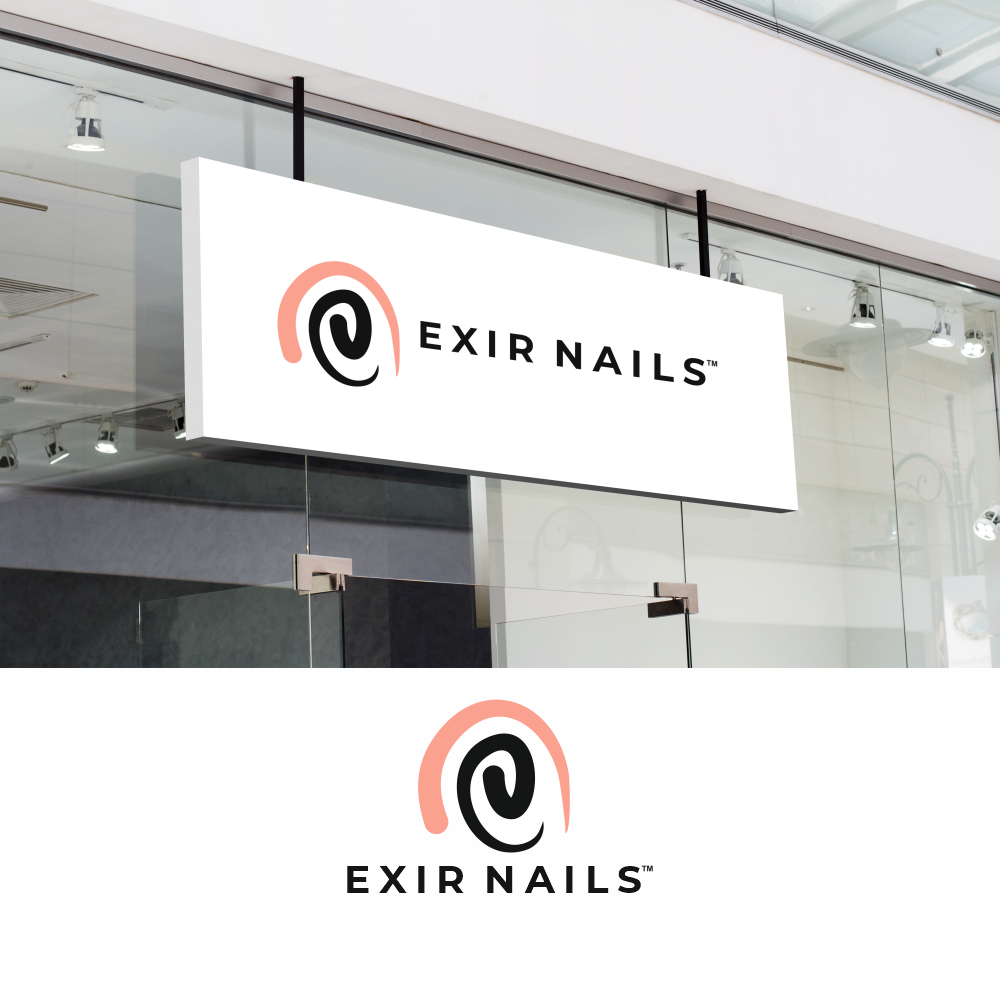 Modern, Professional, Nail Salon Logo Design for Exir Nails by 3-ikE ...