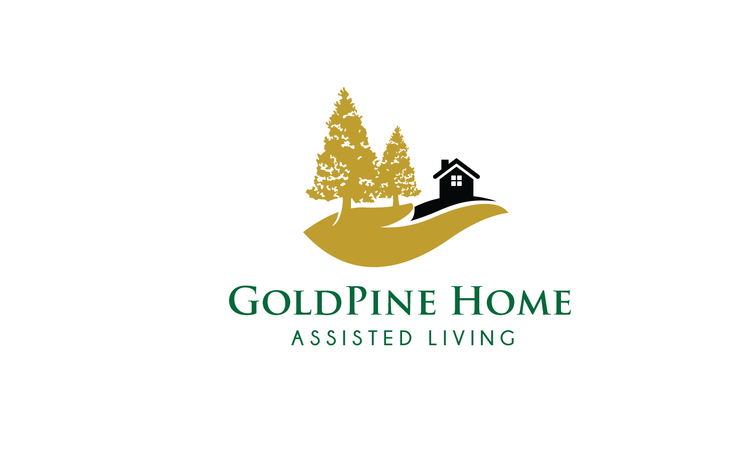 Conservative, Modern, Assisted Living Logo Design for GoldPine Home ...