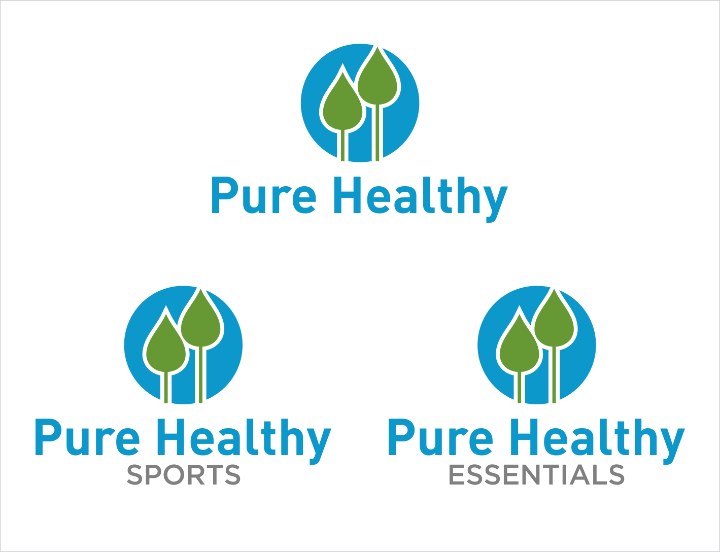 Modern, Playful Logo Design for "Pure Healthy" - "Pure Healthy ...
