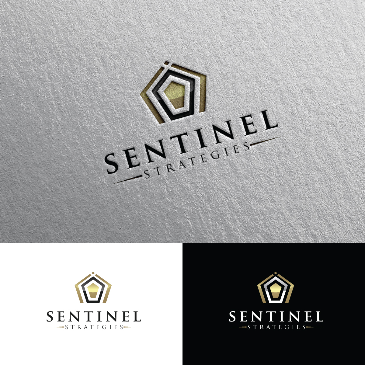 Upmarket, Bold Logo Design for Sentinel Strategies. However, we want a ...
