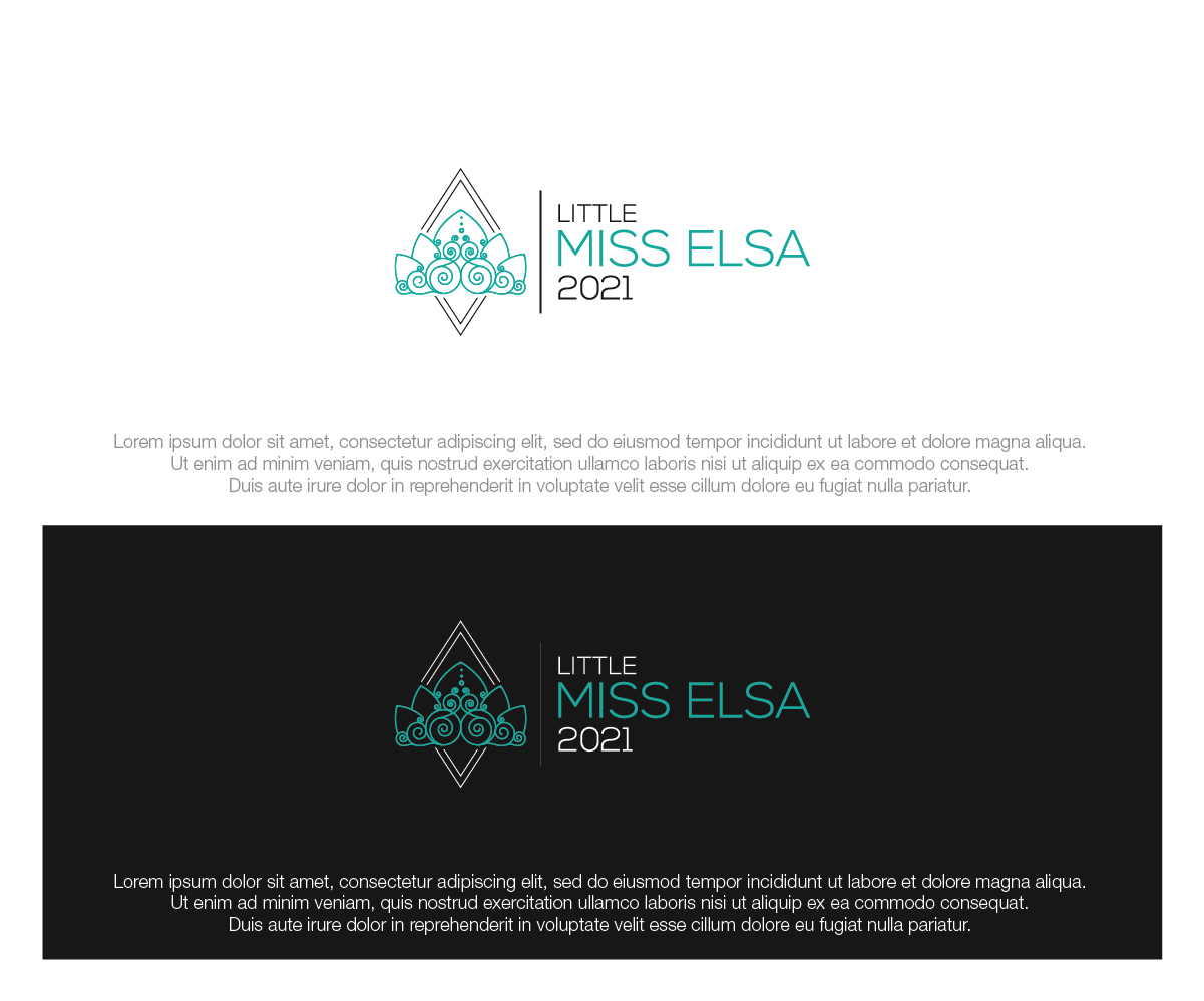 Logo Design for Little Miss Elsa 2021 by dzine studios | Design #26183761