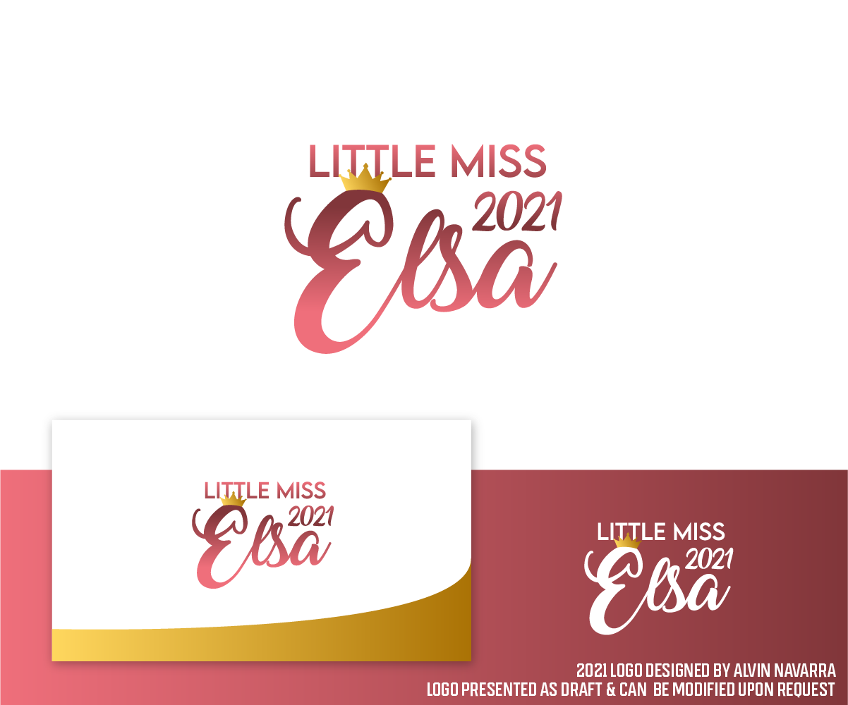 Logo Design for Little Miss Elsa 2021 by alvinnavarra | Design #26186289