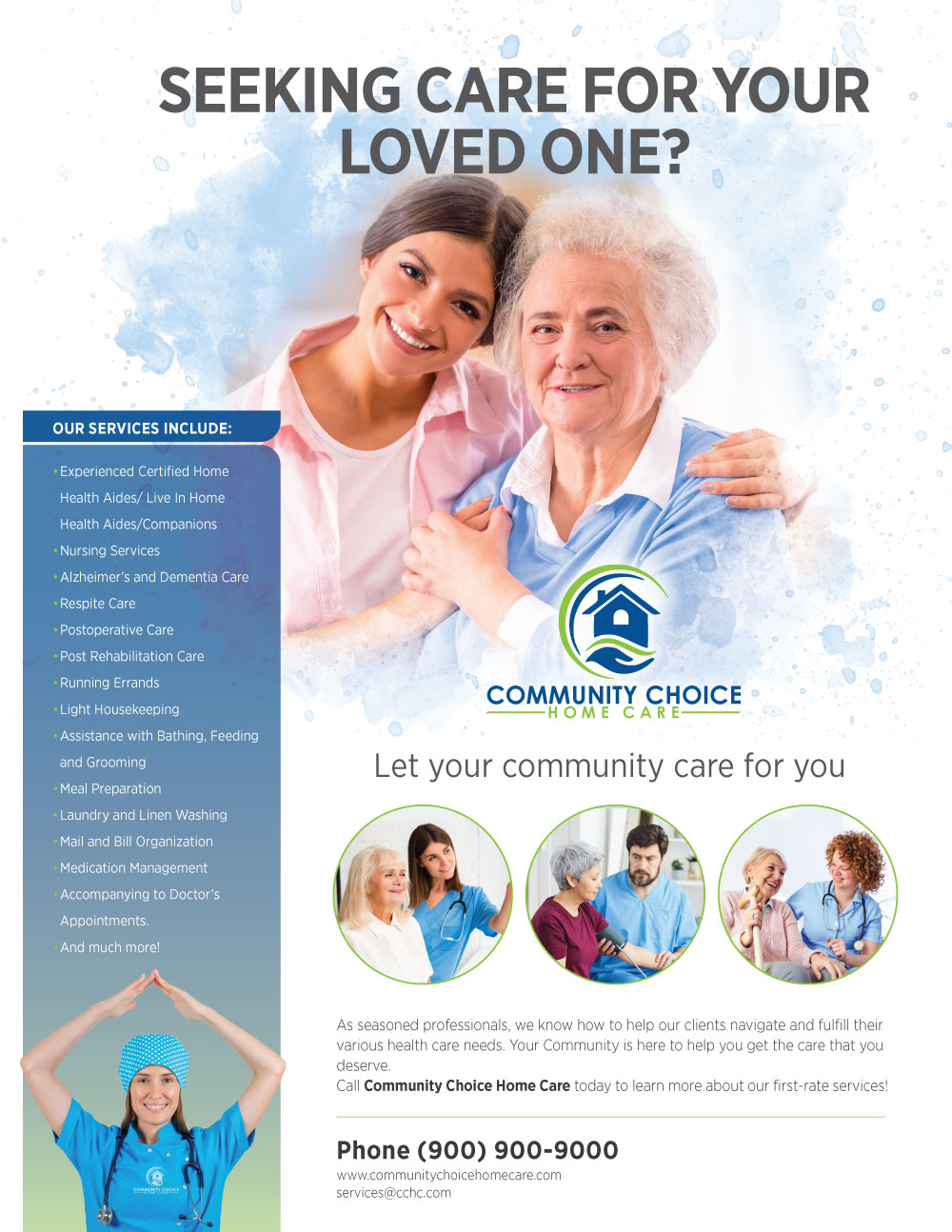 Home Health Care Flyer Design for a Company by Henry Douglas Cruz ...
