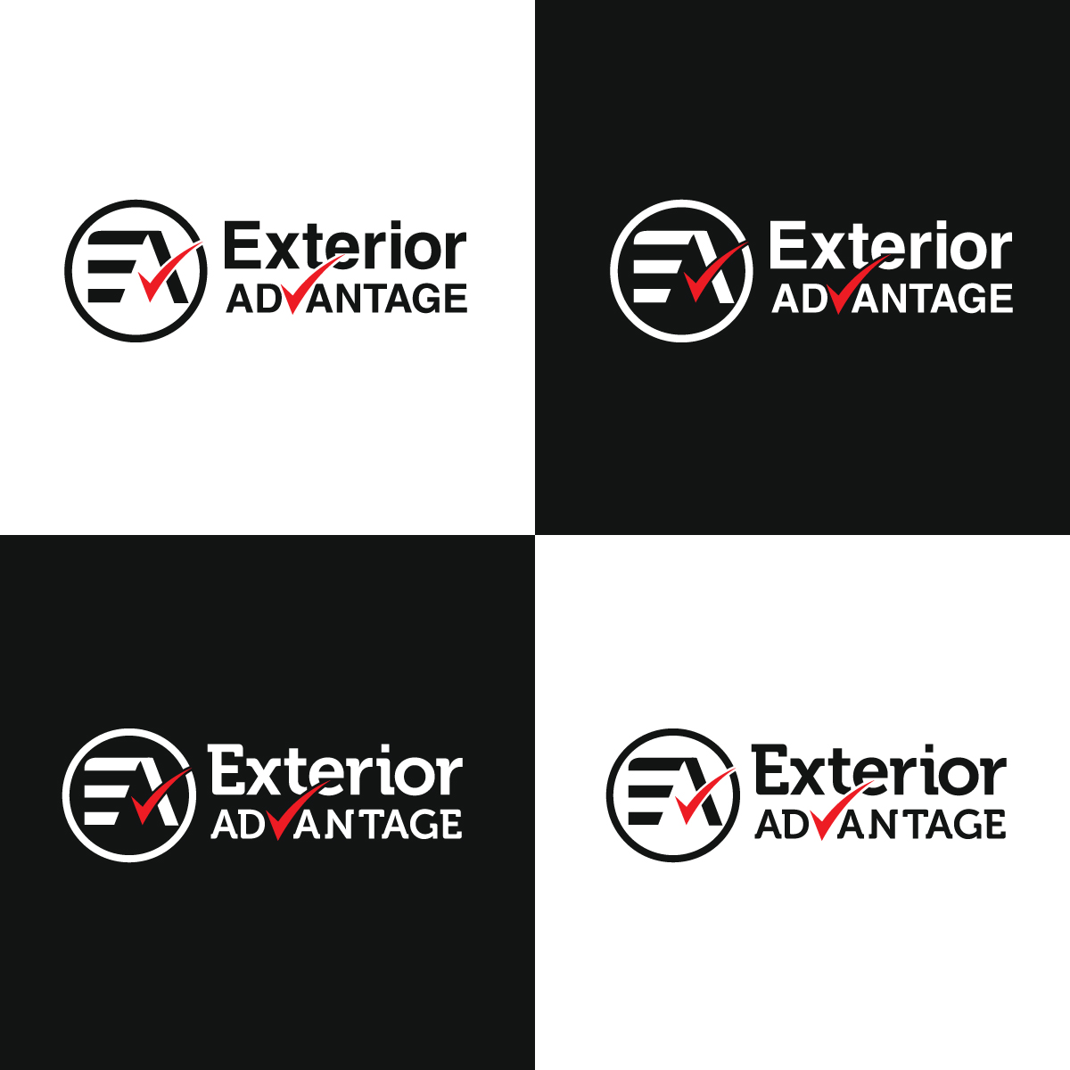 Logo Design for Exterior Advantage by Rii | Design #26272945