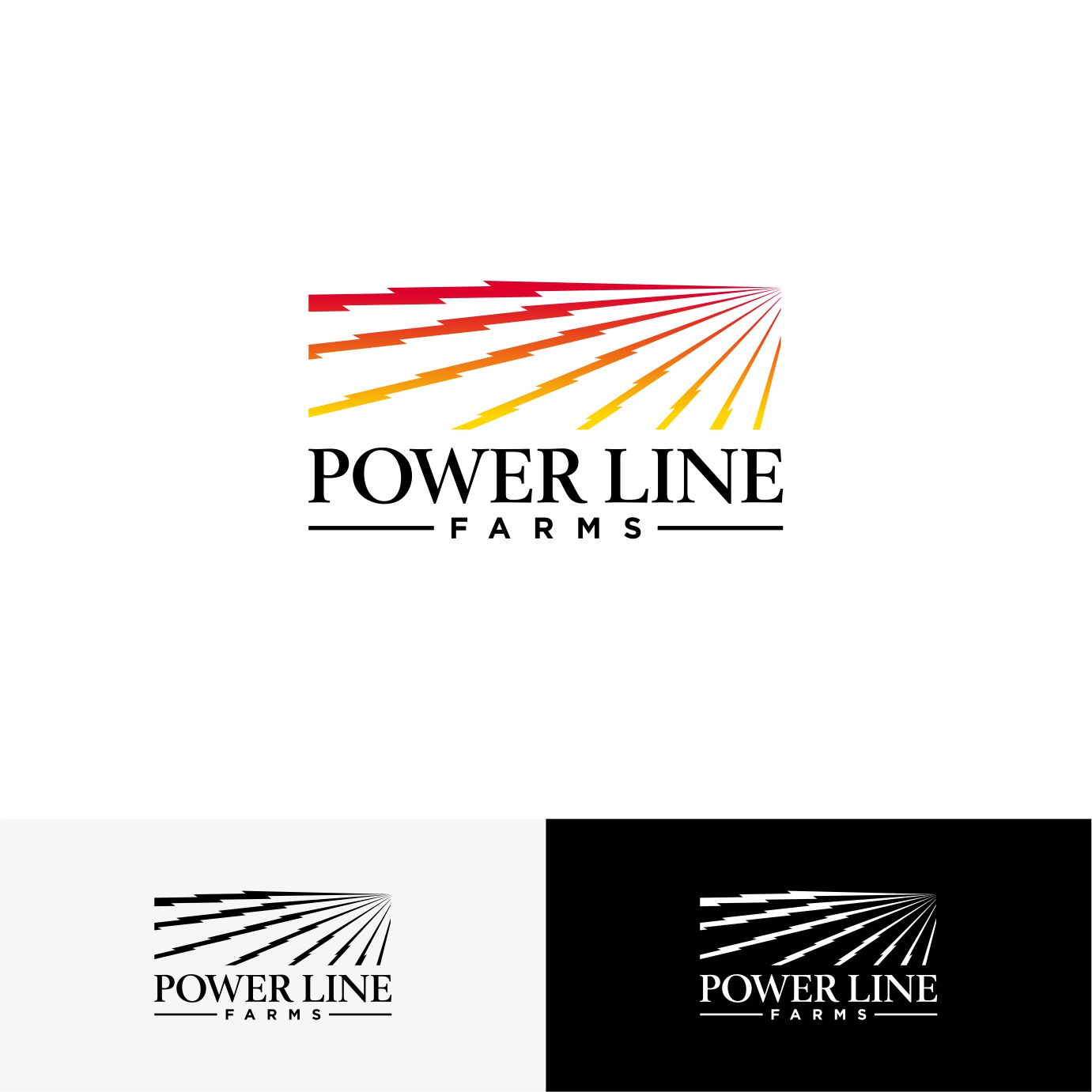 Colorful, Playful Logo Design for Power Line Farms by Creative M^ck ...