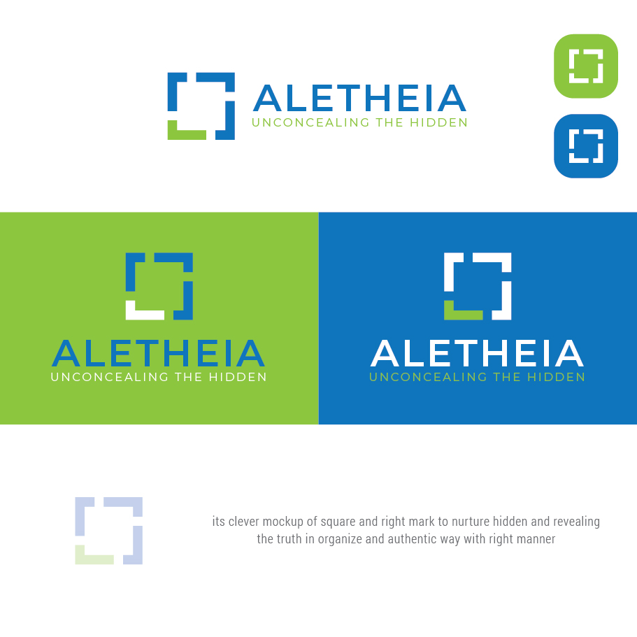 Logo Design for Aletheia - Unconcealing the hidden by nandkumar ...