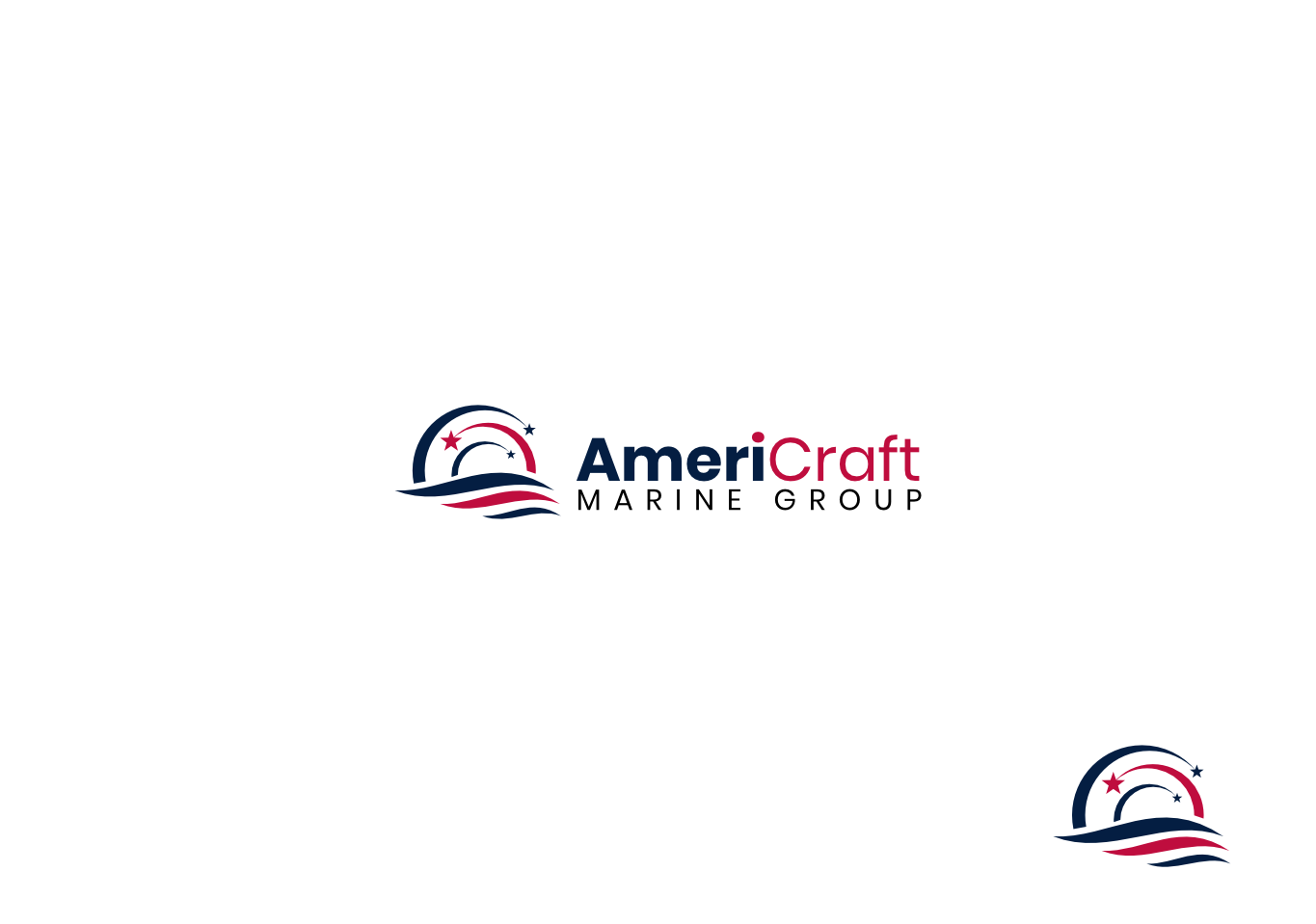 Professional, Masculine, Marine Logo Design for AmeriCraft as the main ...