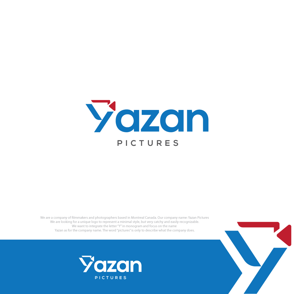Modern, Elegant, Video Production Logo Design for Yazan Pictures by ...