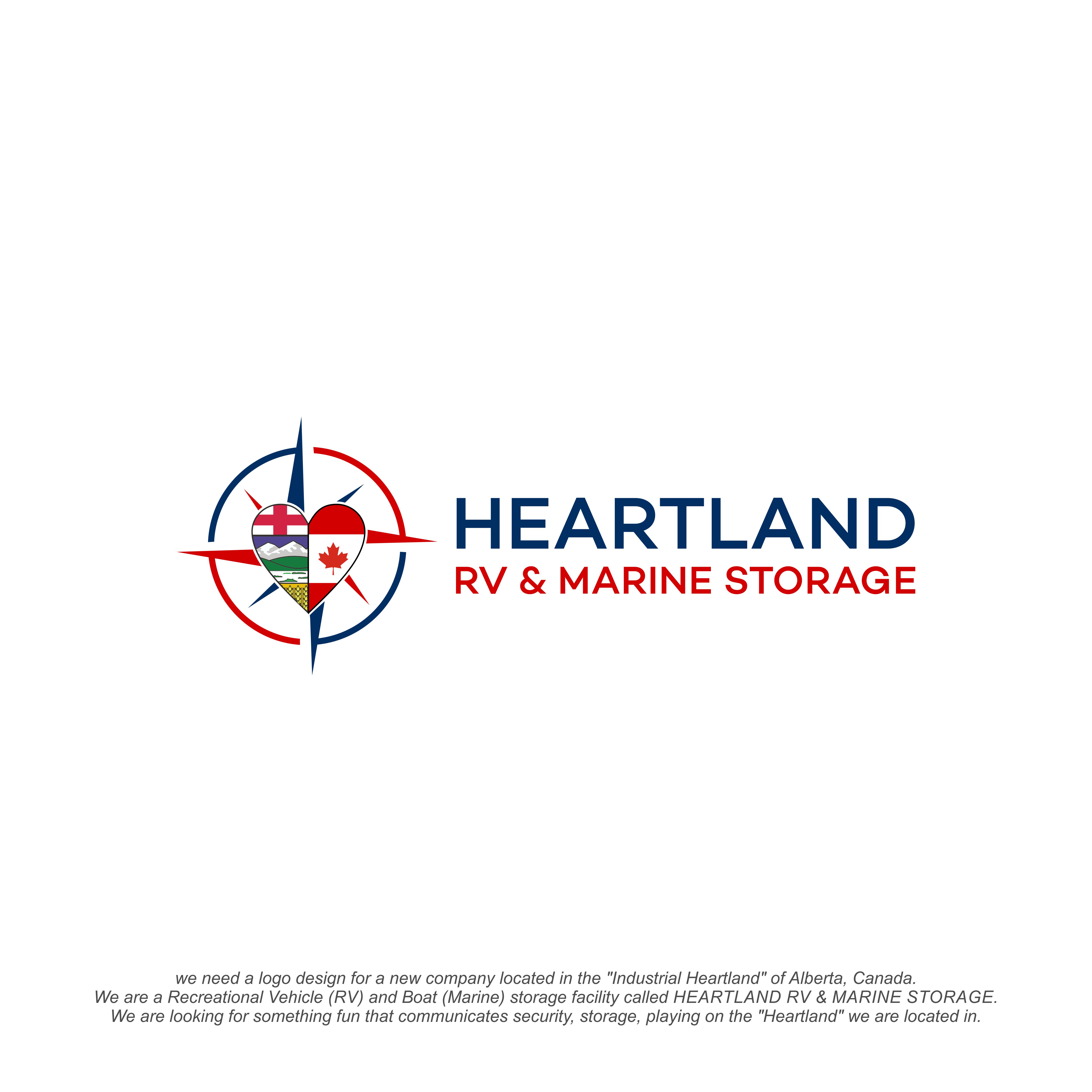 Bold, Masculine Logo Design for Heartland RV & Marine Storage by V ...