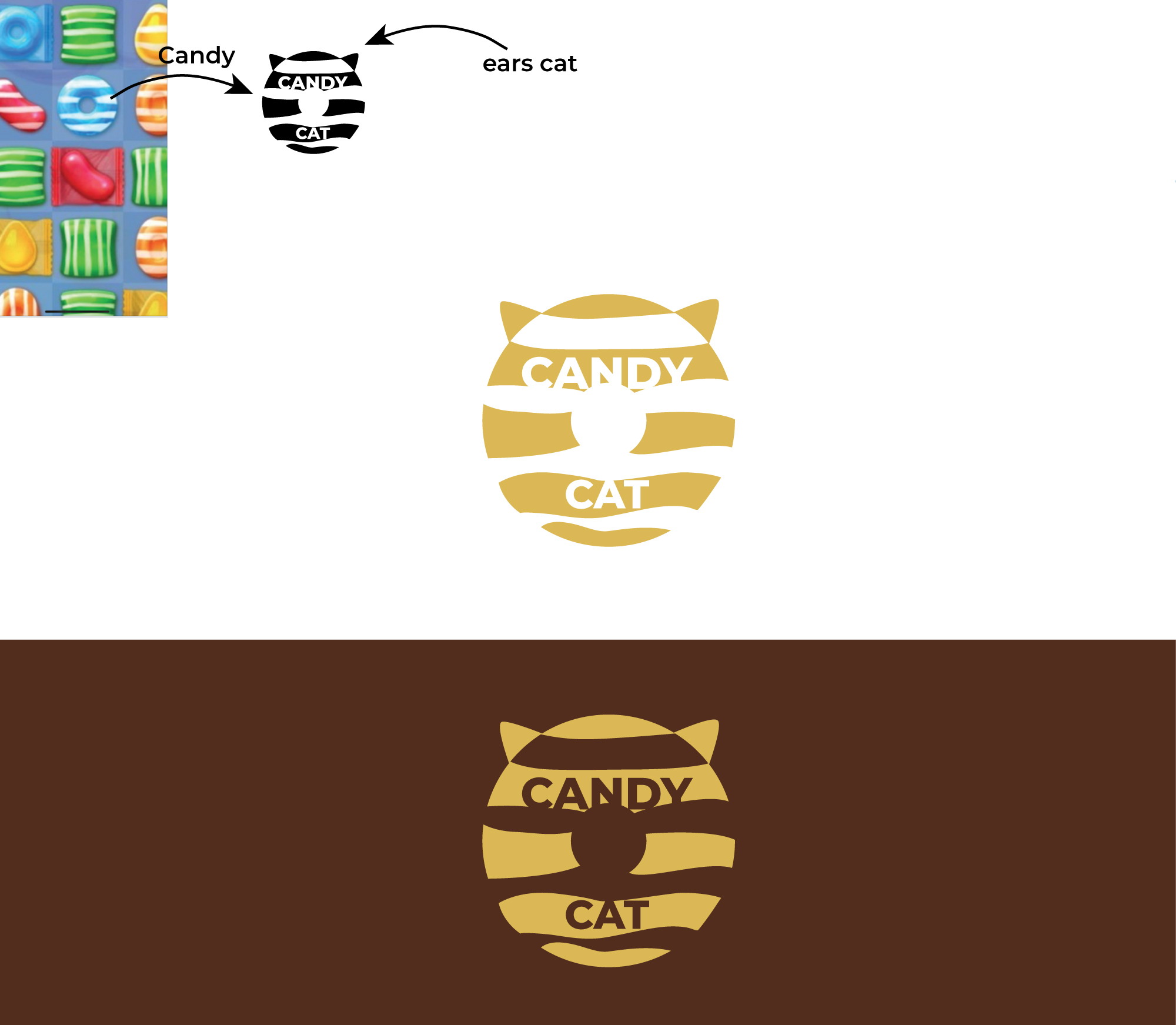 Upmarket, Elegant Logo Design for Candy Cat by Sevy | Design #26294741