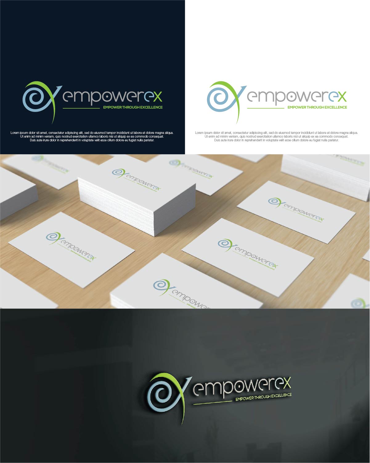 Modern, Professional Logo Design for Empower through Excellence by ...
