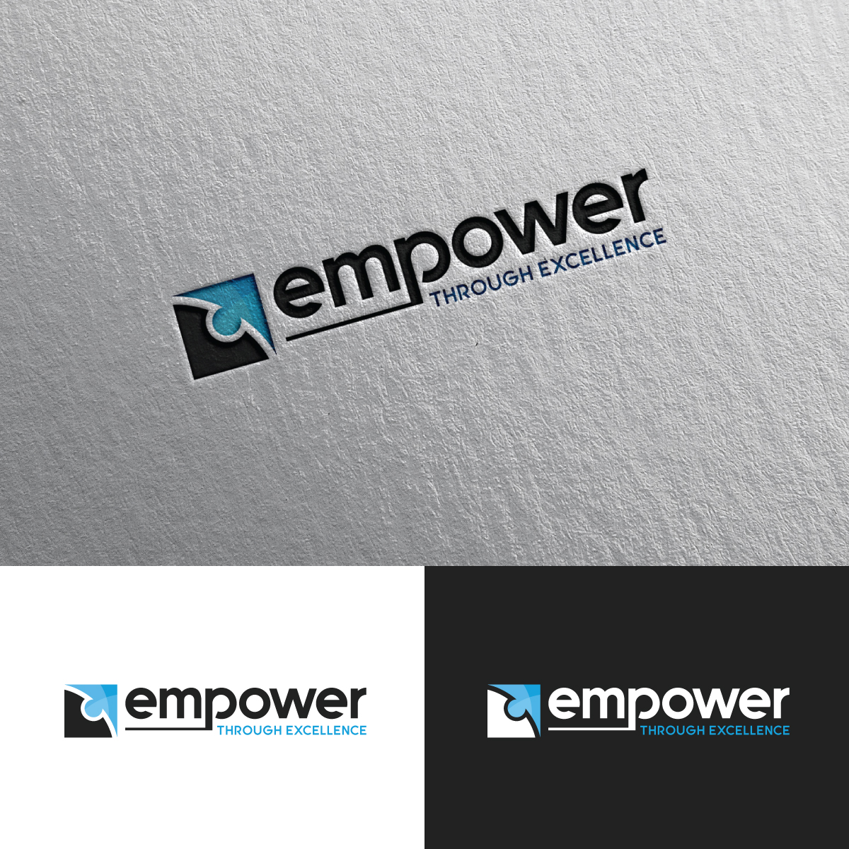 Modern, Professional Logo Design for Empower through Excellence by Rii ...