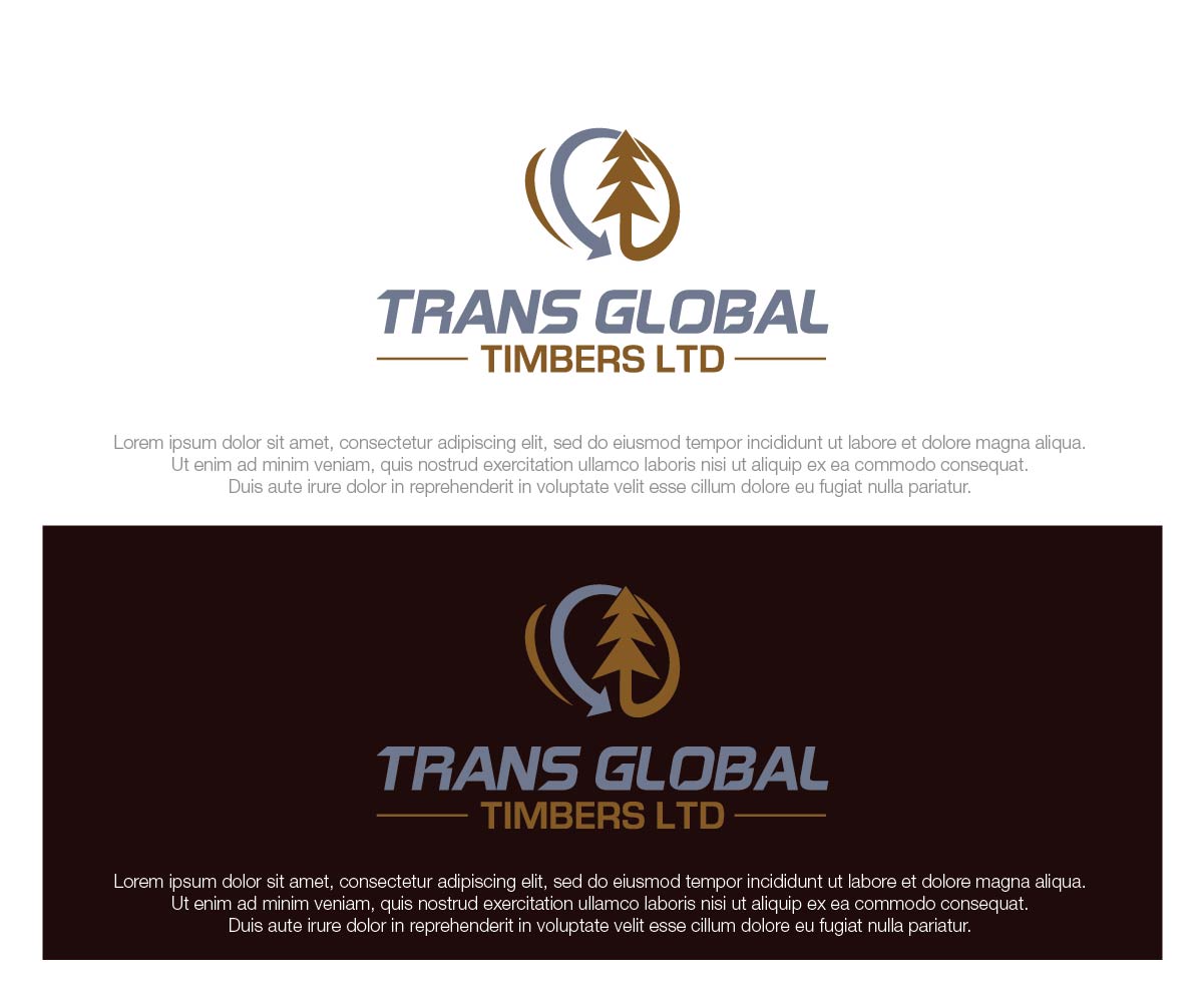 Logo Design for Trans Global Timbers Ltd by dzine studios | Design ...