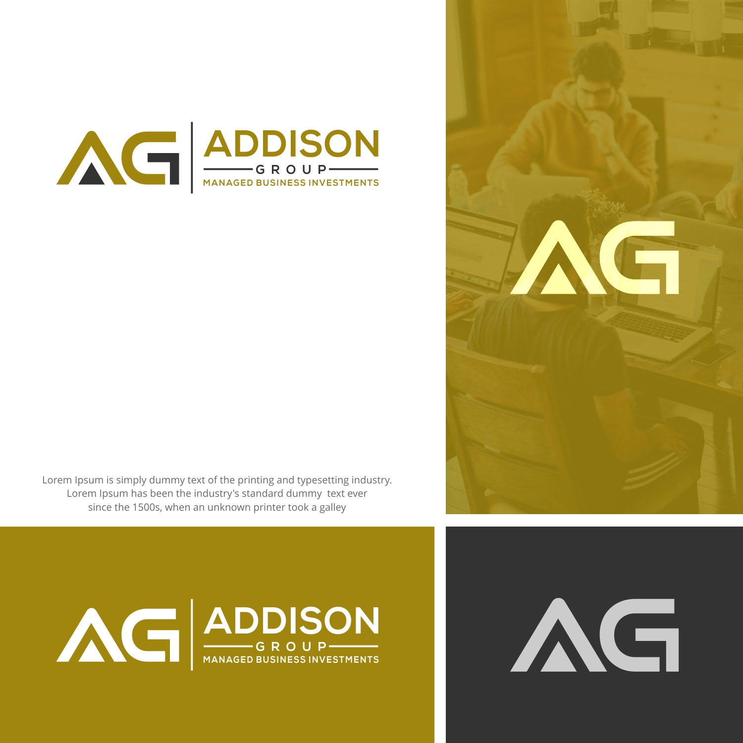 Logo Design for Addison Group / Managed Business Investments by CIG ...