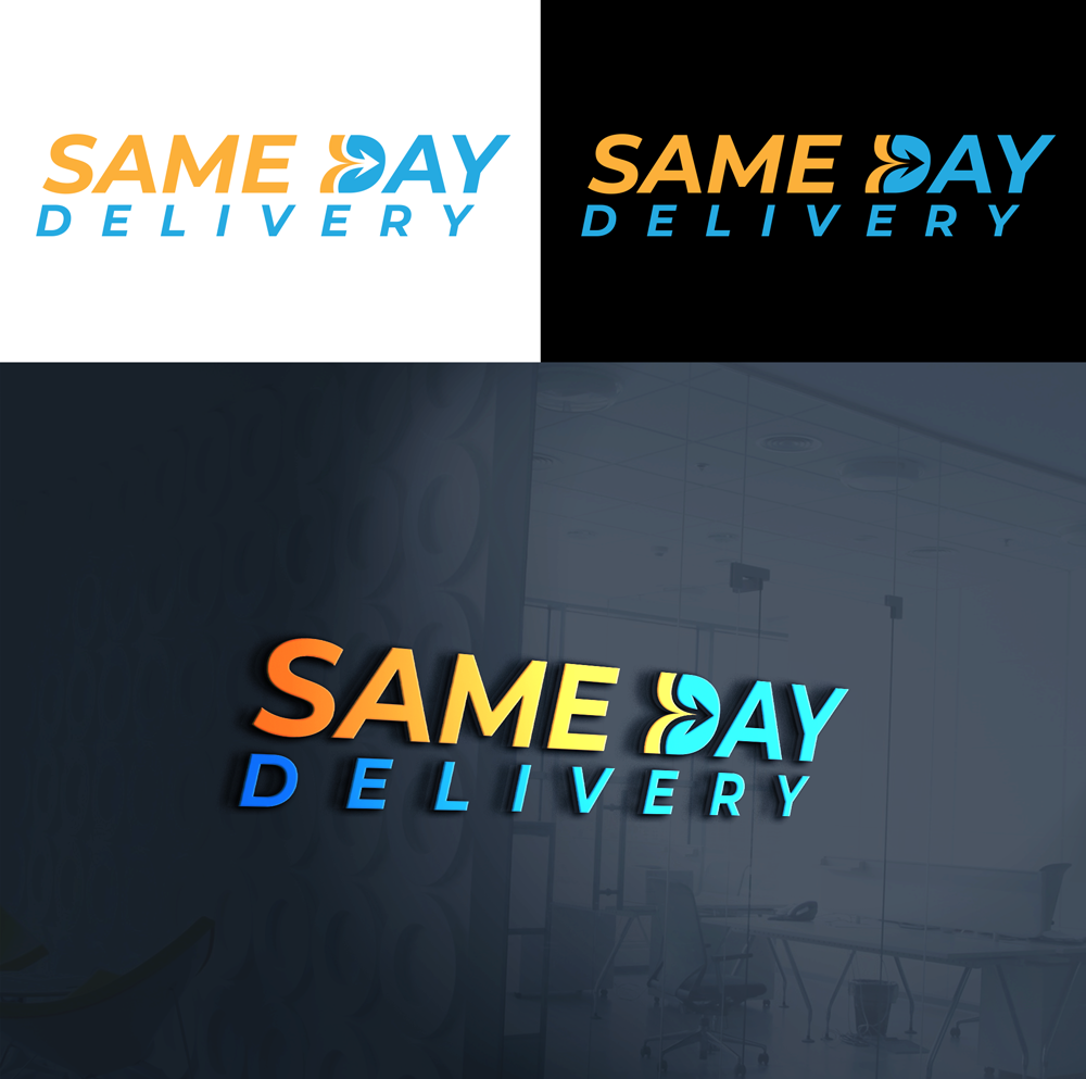 Bold, Masculine, Delivery Logo Design for Same Day Delivery by ...
